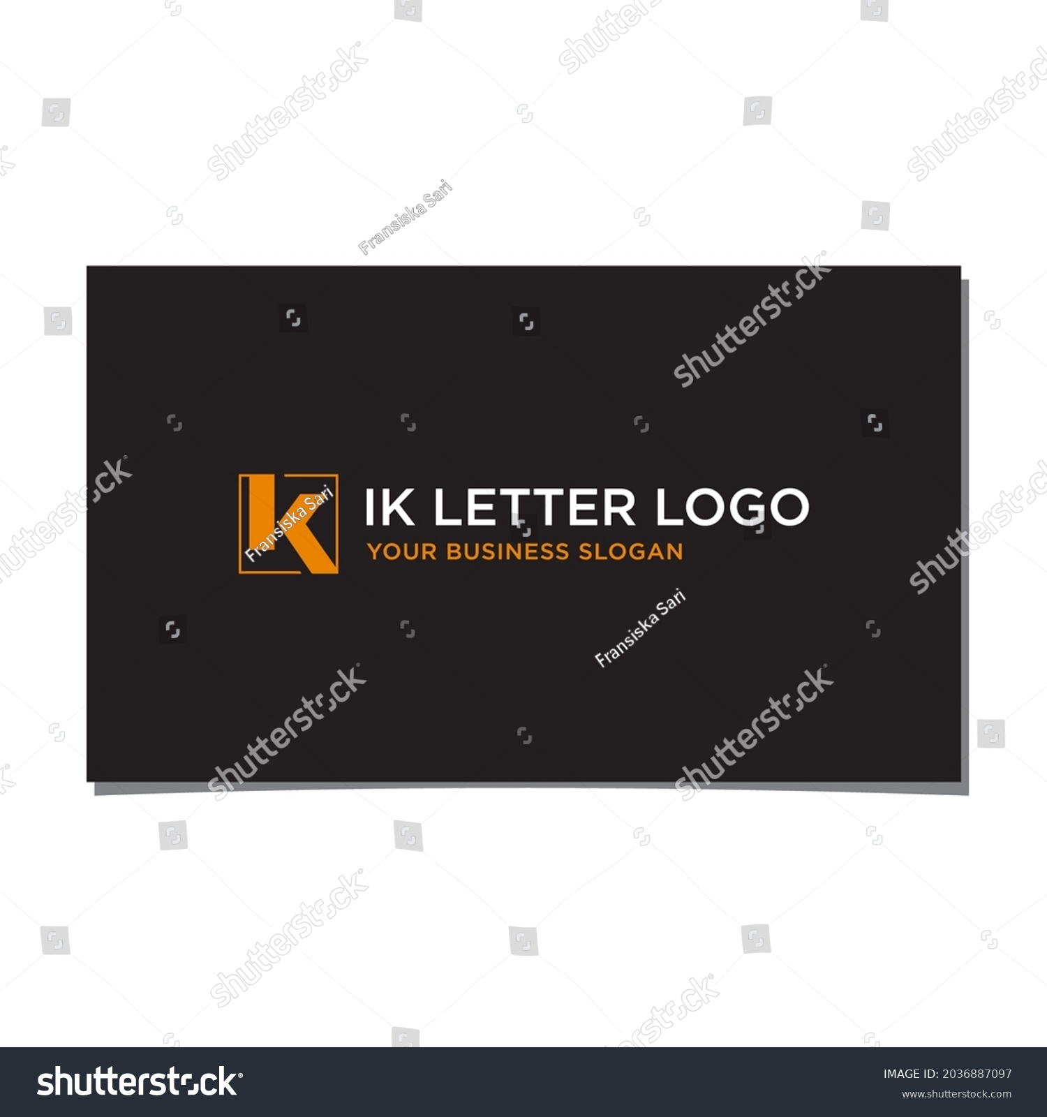 K K Initial Logo Design Vector Stock Vector (Royalty Free) 2036887097 ...
