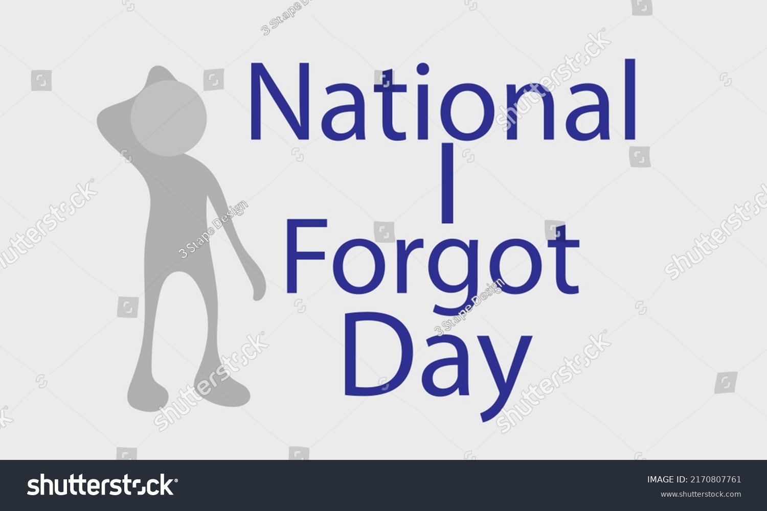 Forgot Day July 2 Eps 10 Stock Vector (Royalty Free) 2170807761 ...