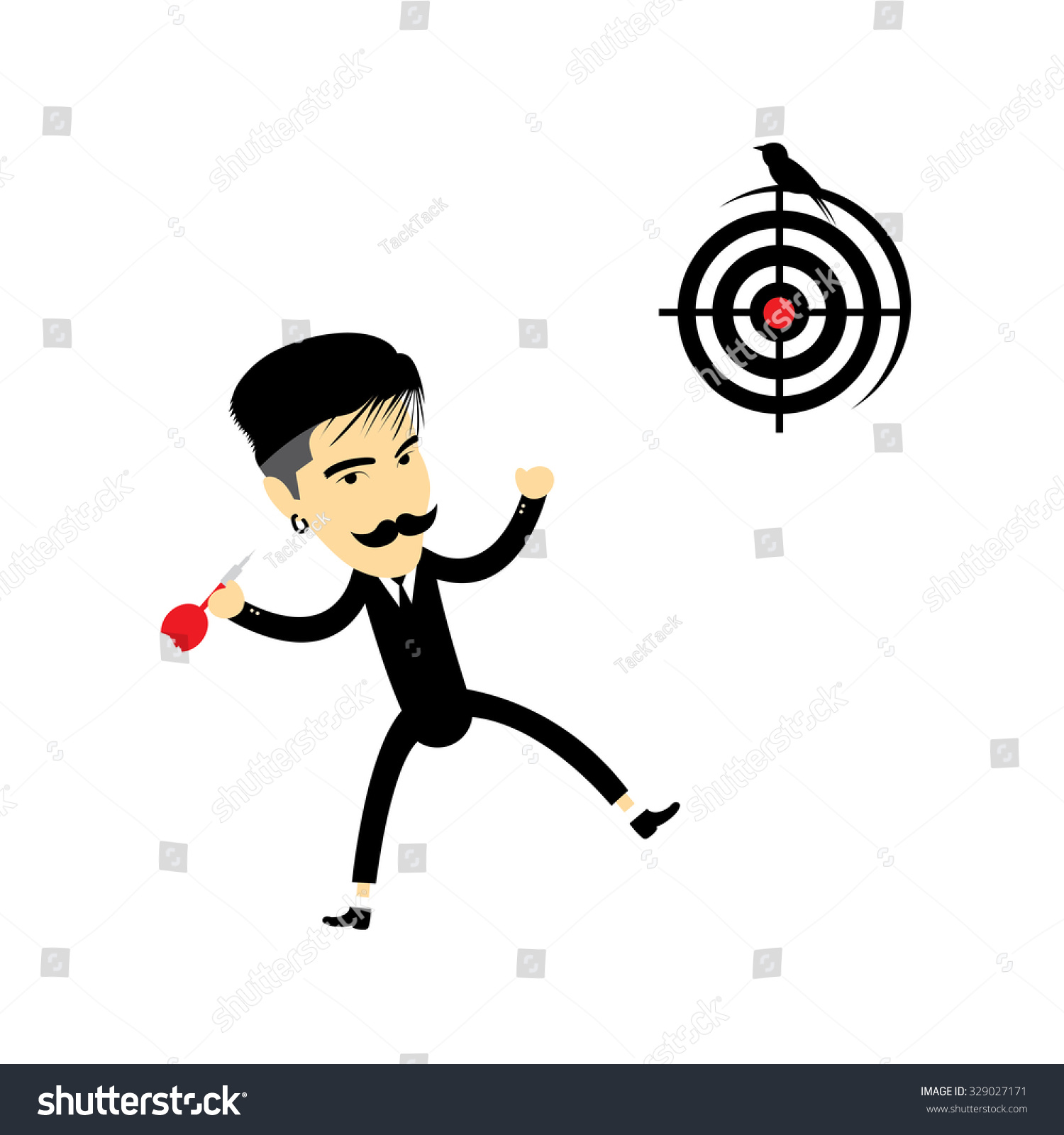 Have Got Target Vector Cartoon Stock Vector (Royalty Free) 329027171