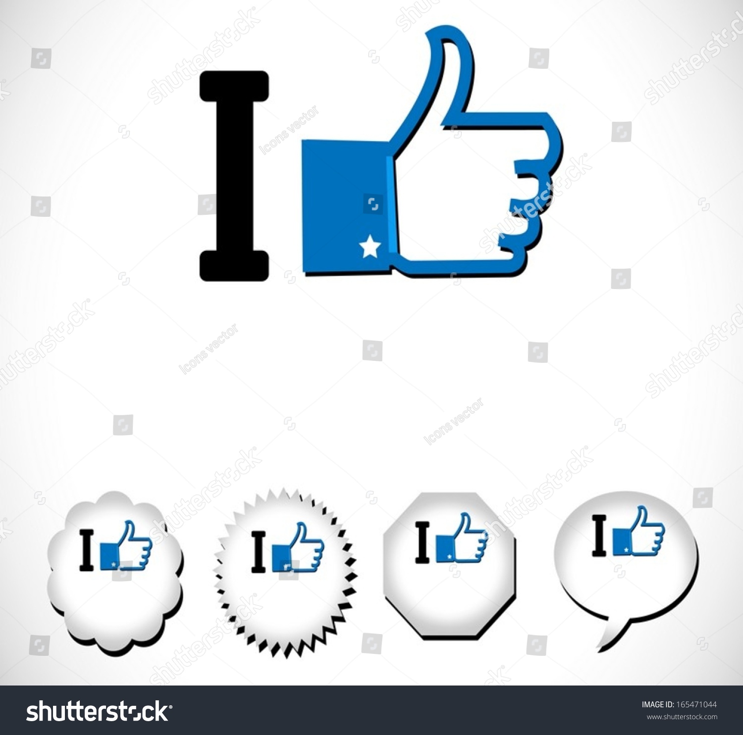 Like Icon Stock Vector (Royalty Free) 165471044 | Shutterstock