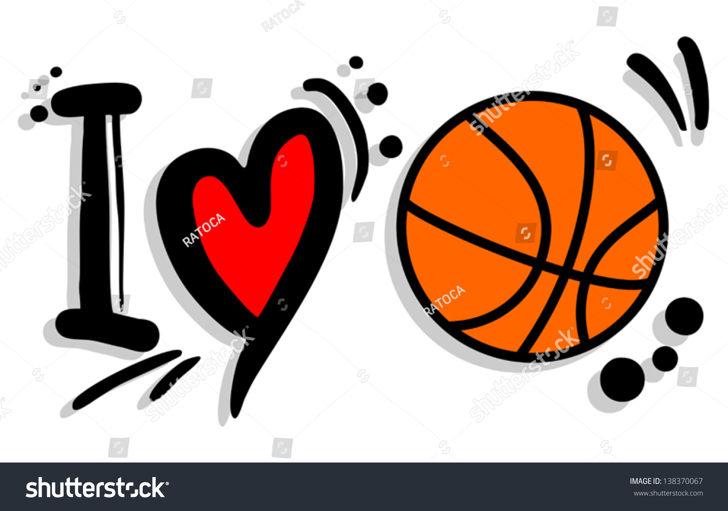 Love Basket Stock Vector (Royalty Free) 138370067 - Shutterstock