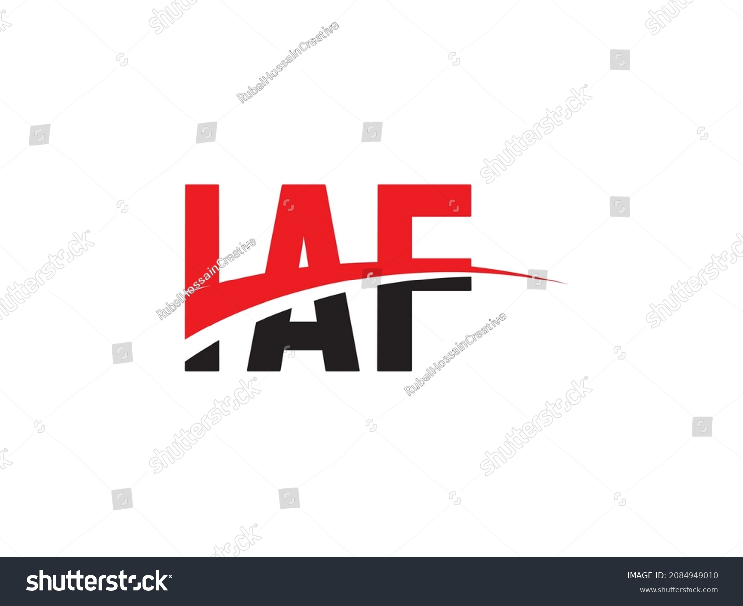 Iaf Letter Initial Logo Design Vector Stock Vector (Royalty Free ...