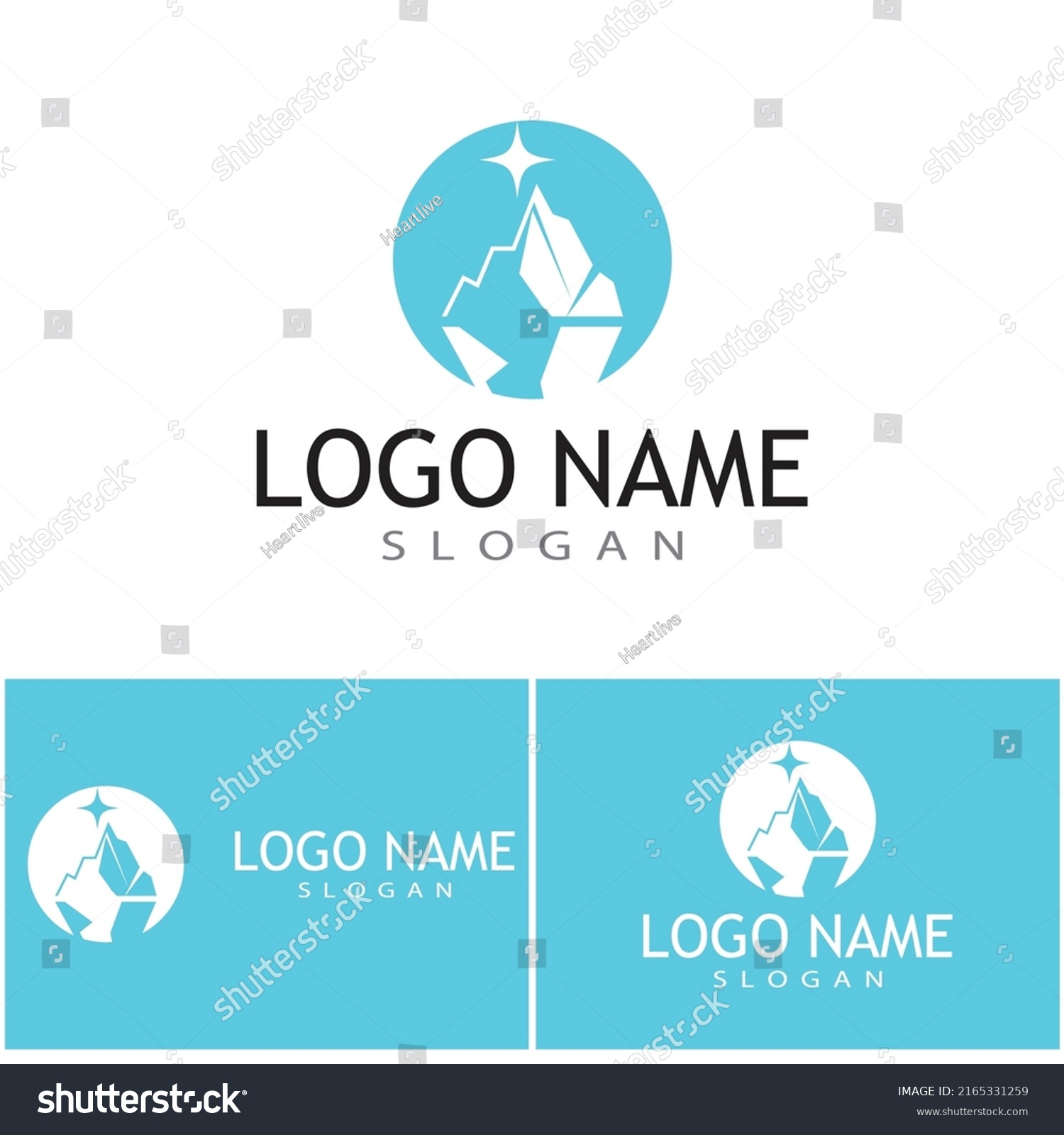 Ice Berg Logo Template Vector Symbol Stock Vector (Royalty Free ...
