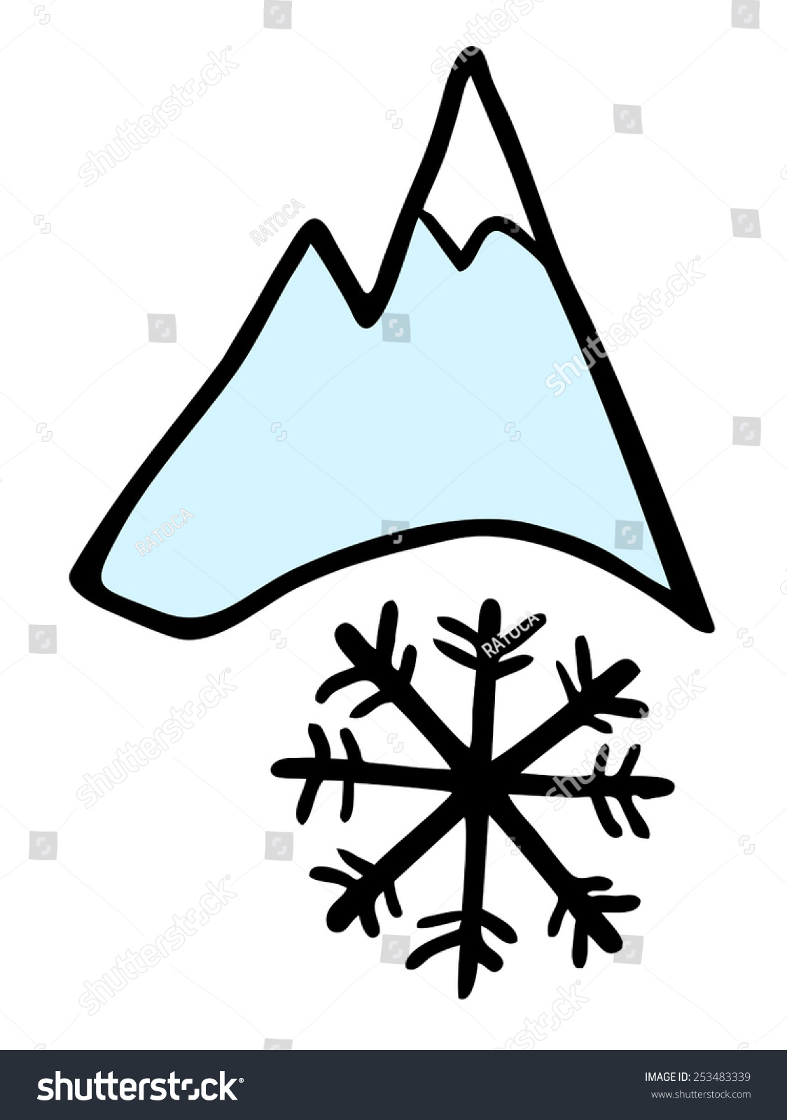 Ice Symbol Stock Vector (Royalty Free) 253483339 | Shutterstock