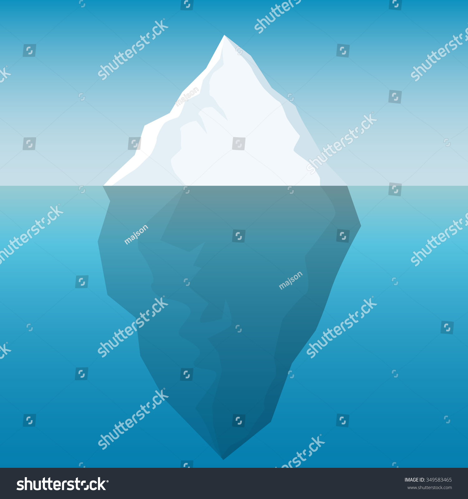 Iceberg Background 스톡 벡터(로열티 프리) 349583465 | Shutterstock