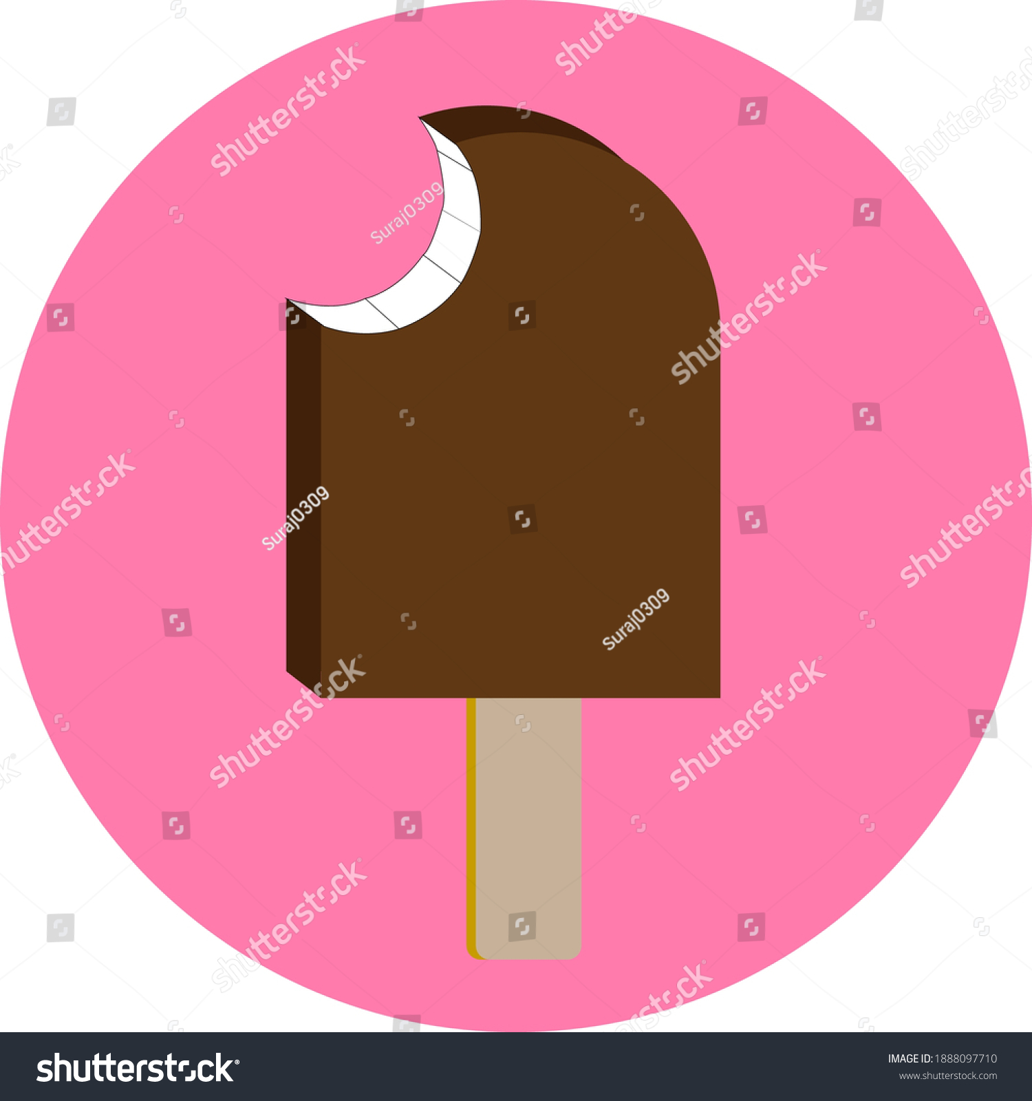 Icecream Vector More Specifically Chocobar Stock Vector (Royalty Free ...
