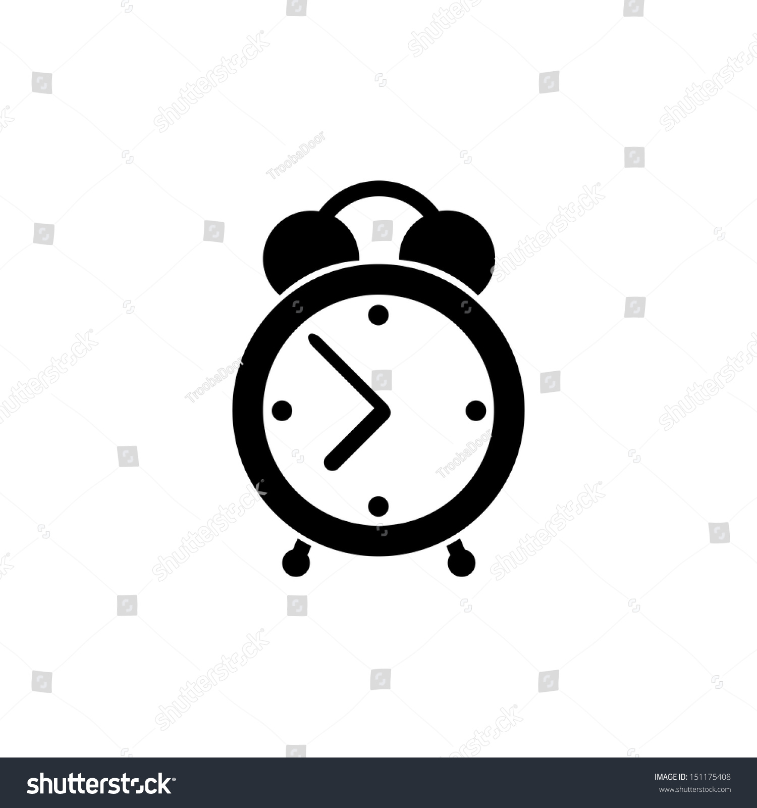 Icon Alarm Stock Vector (Royalty Free) 151175408