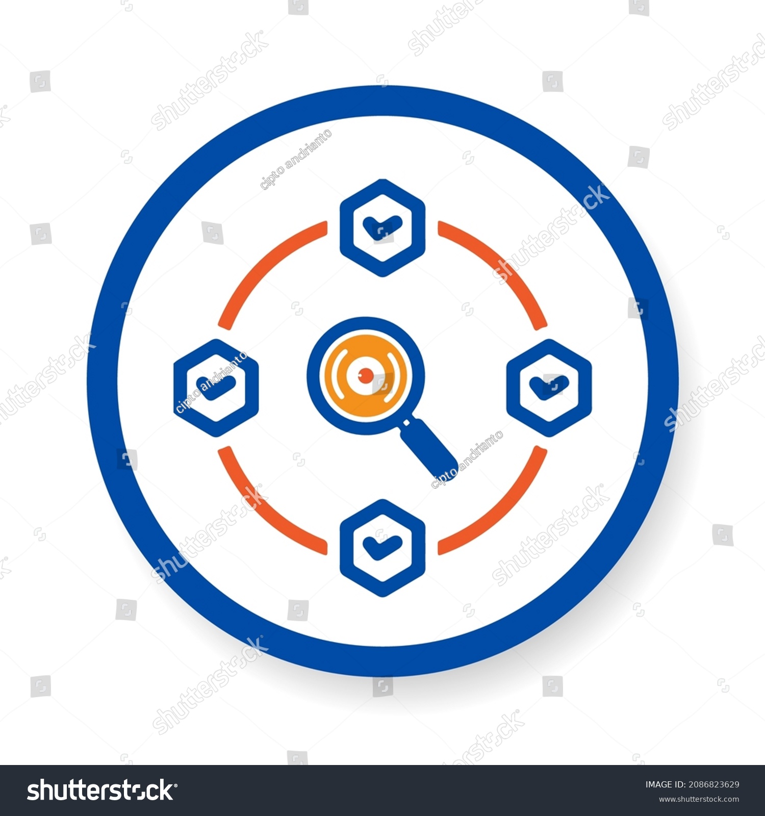 Icon Better Observation Ability Observation Icon Stock Vector (Royalty ...