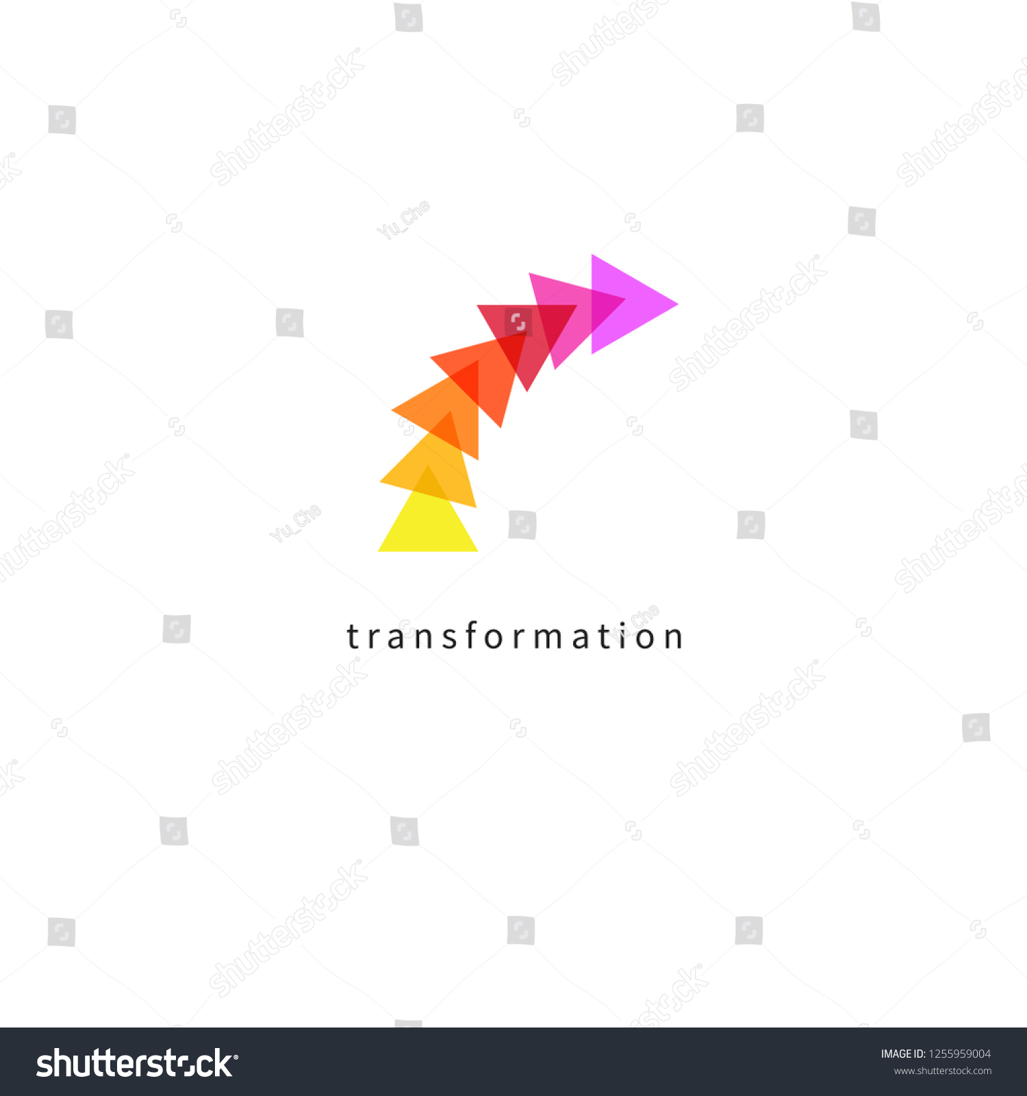 Cambio de icono, transformación, evolución, desarrollo,: vector de ...