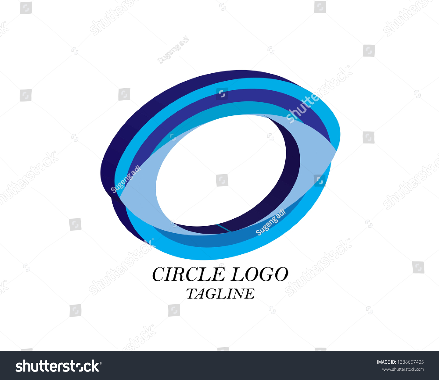 Icon Circle Company Logo Design Vector Stock Vector (Royalty Free ...