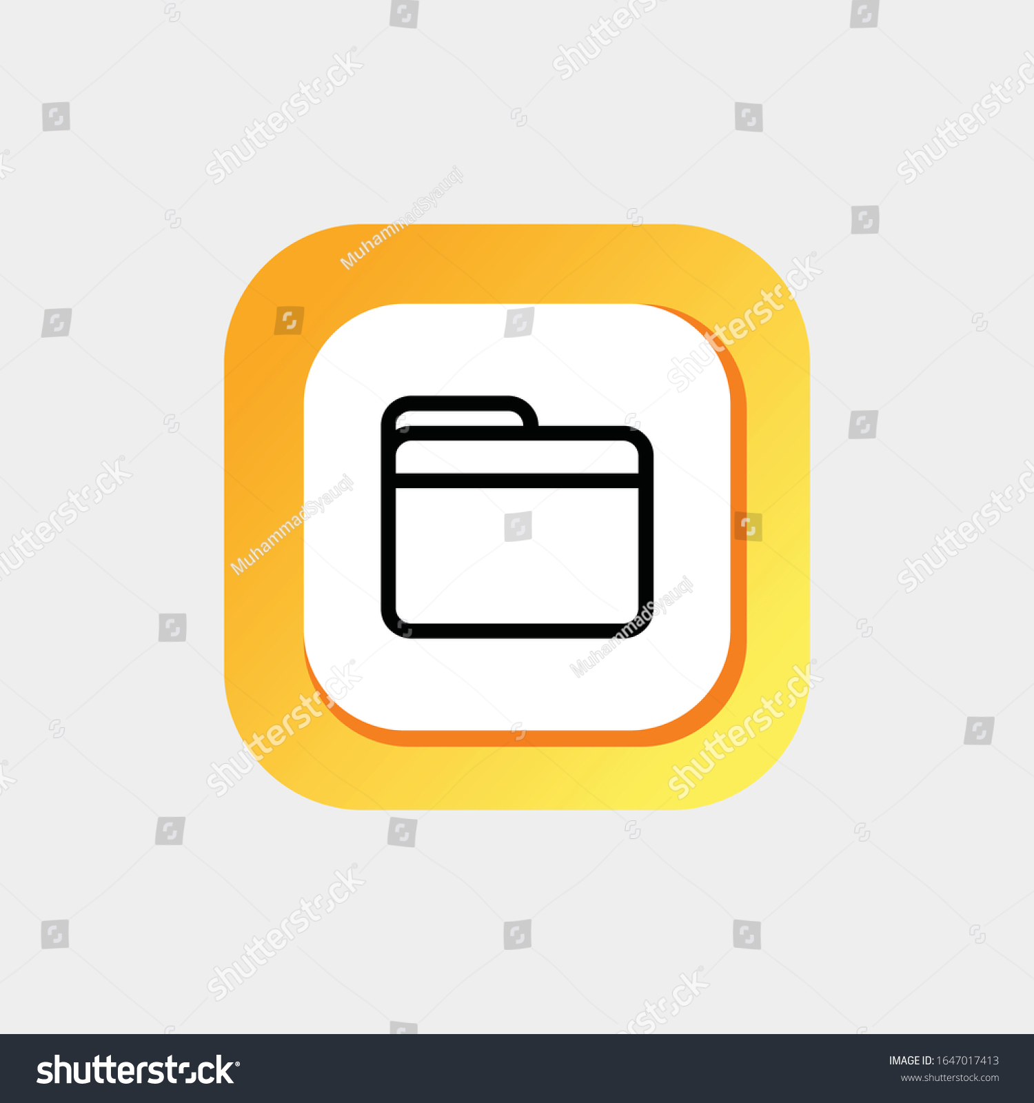 Icon File Manager Vector File Manager Stock Vector (Royalty Free ...
