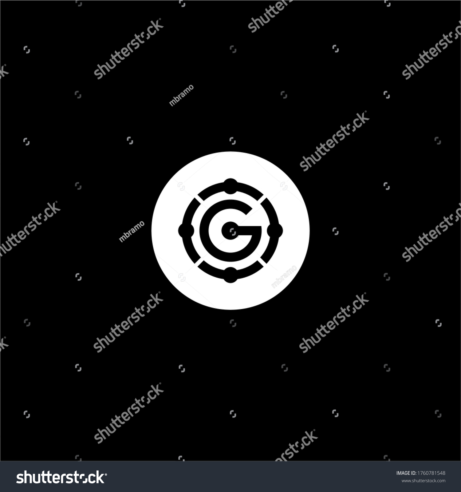 Icon G Logo Simple Modern Stock Vector (Royalty Free) 1760781548 ...