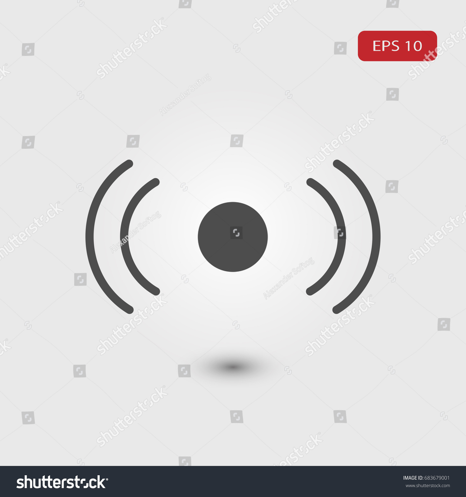 Icon Infra Red Stock Vector (Royalty Free) 683679001 | Shutterstock