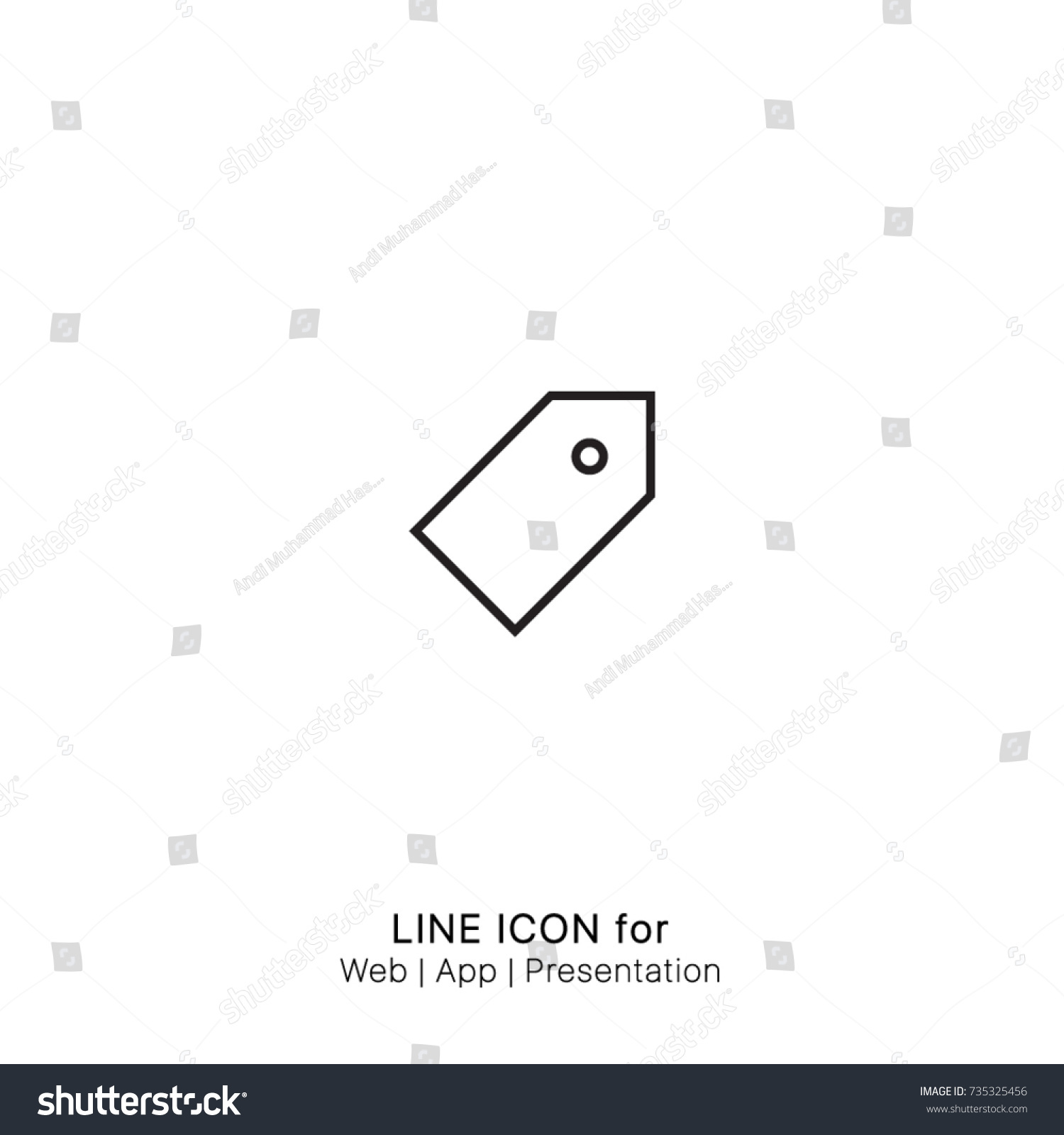 Icon Label Graphic Design Single Icon Stock Vector (Royalty Free ...