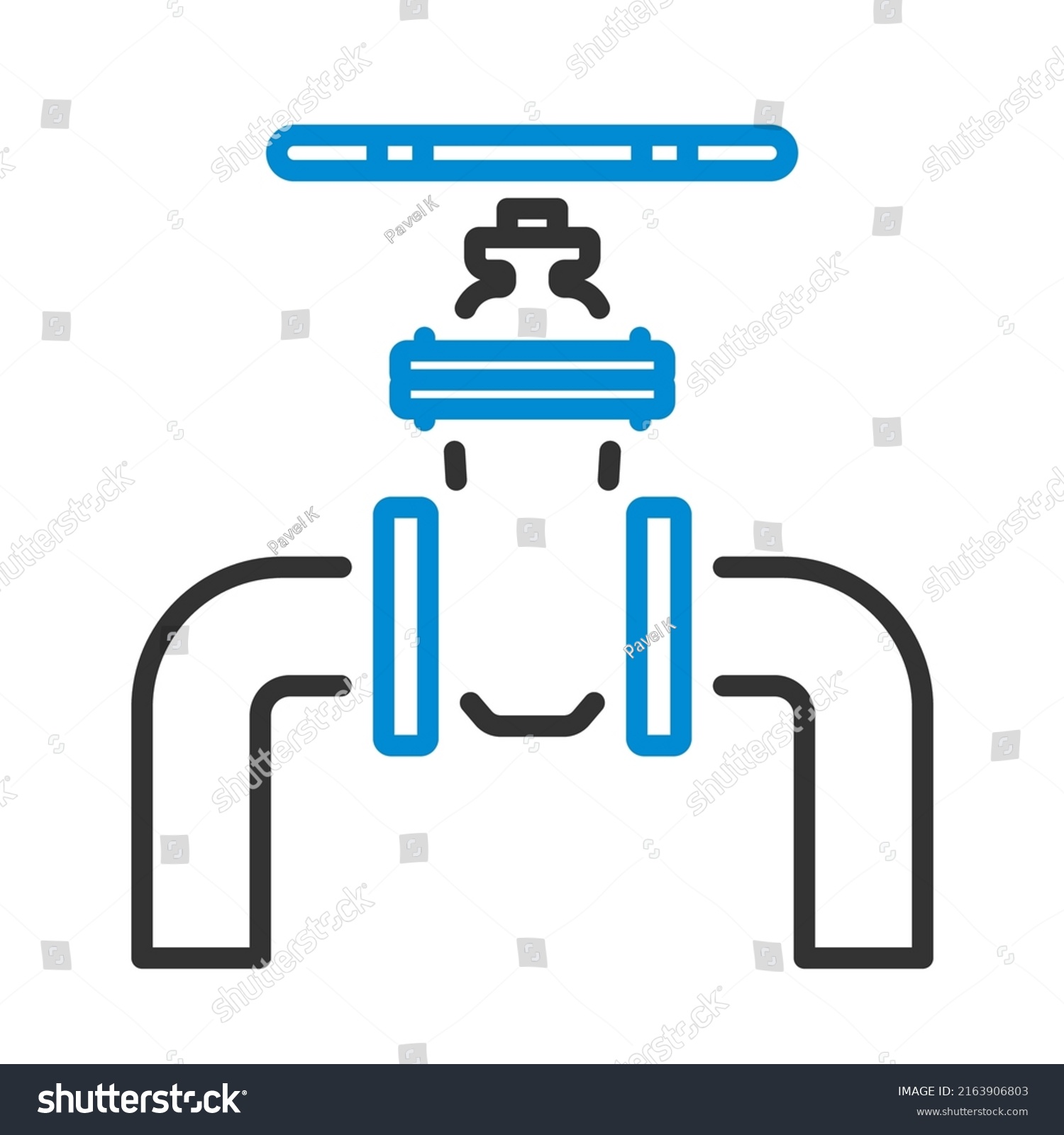 Icon Pipe Valve Editable Bold Outline Stock Vector (Royalty Free ... Icon Pipe Valve Editable Bold Outline Stock Vector (Royalty Free ...