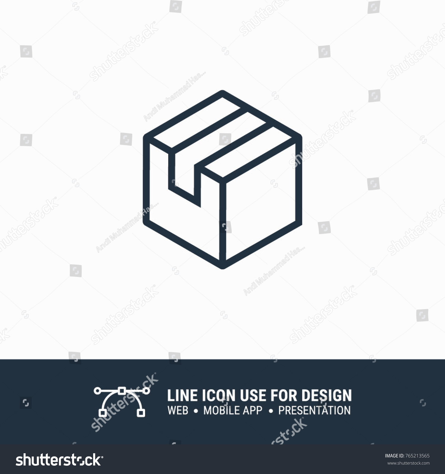 Icon Package Graphic Design Single Icon Stock Vector (Royalty Free ...