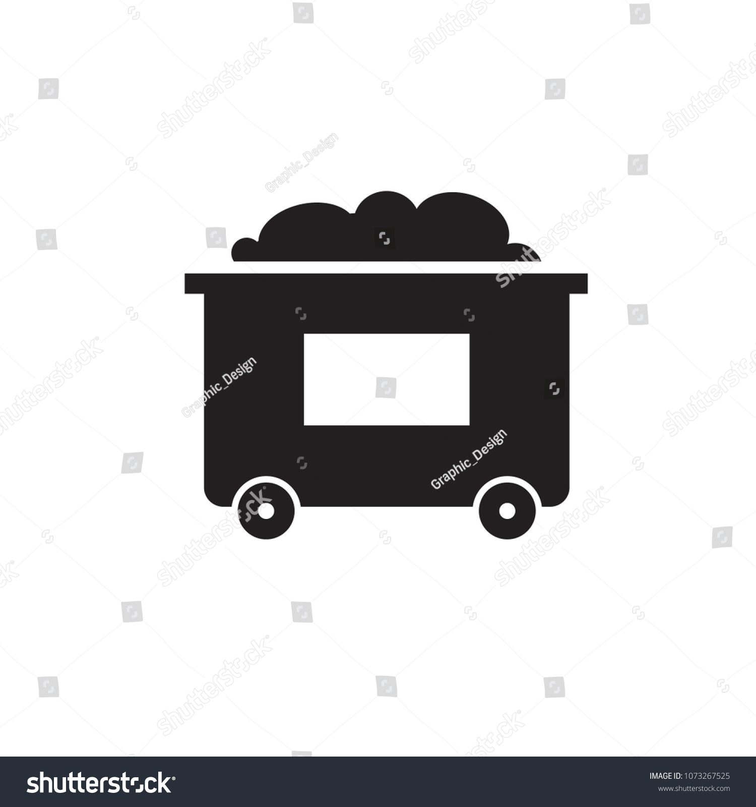 Icon Trailer Icons Stock Vector (Royalty Free) 1073267525 | Shutterstock
