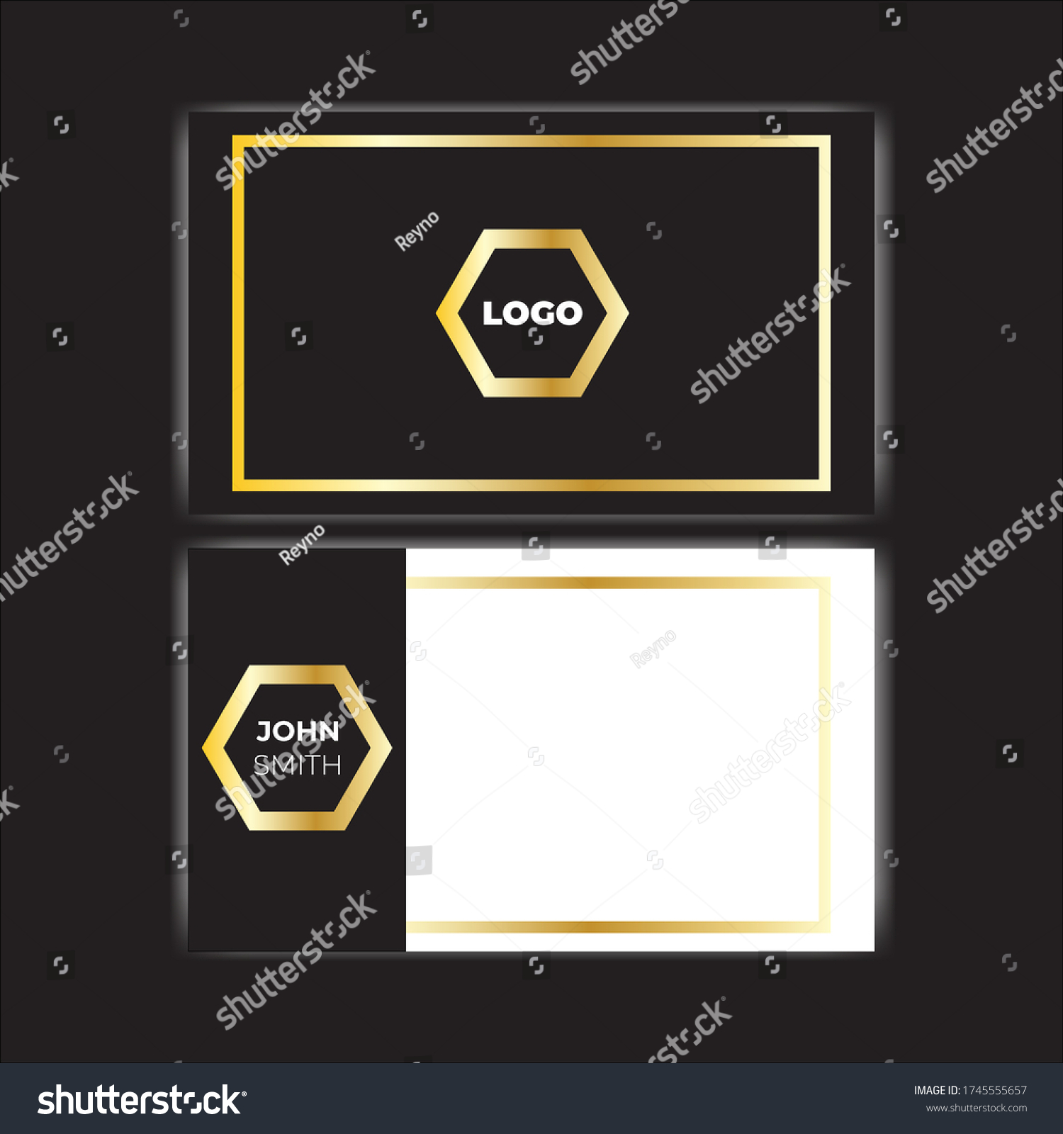 Id Card Design Frame: เวกเตอร์สต็อก (ปลอดค่าลิขสิทธิ์) 1745555657 ...