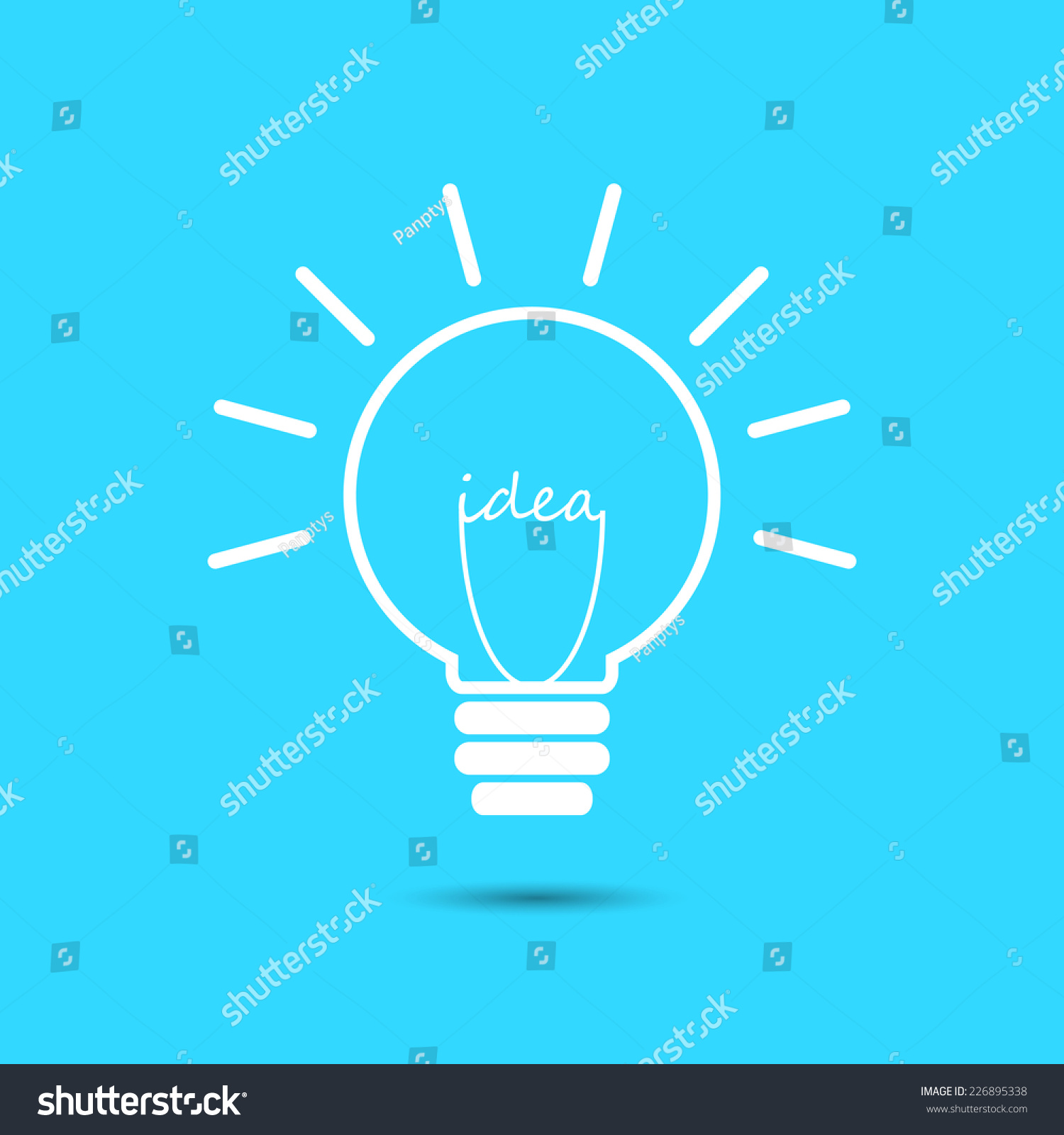 Idea Bulb Illustration Vector Art Stock Vector (Royalty Free) 226895338 ...