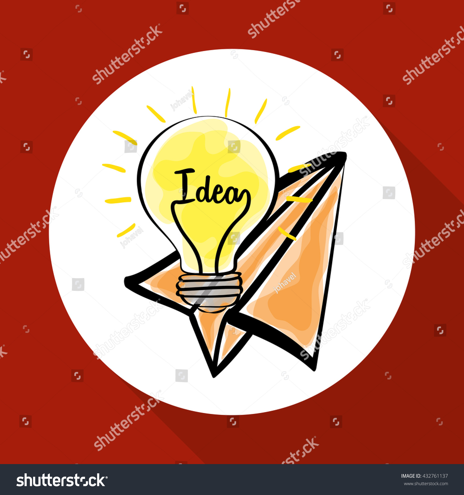 Idea Design Sketch Icon White Background: เวกเตอร์สต็อก (ปลอดค่า ...