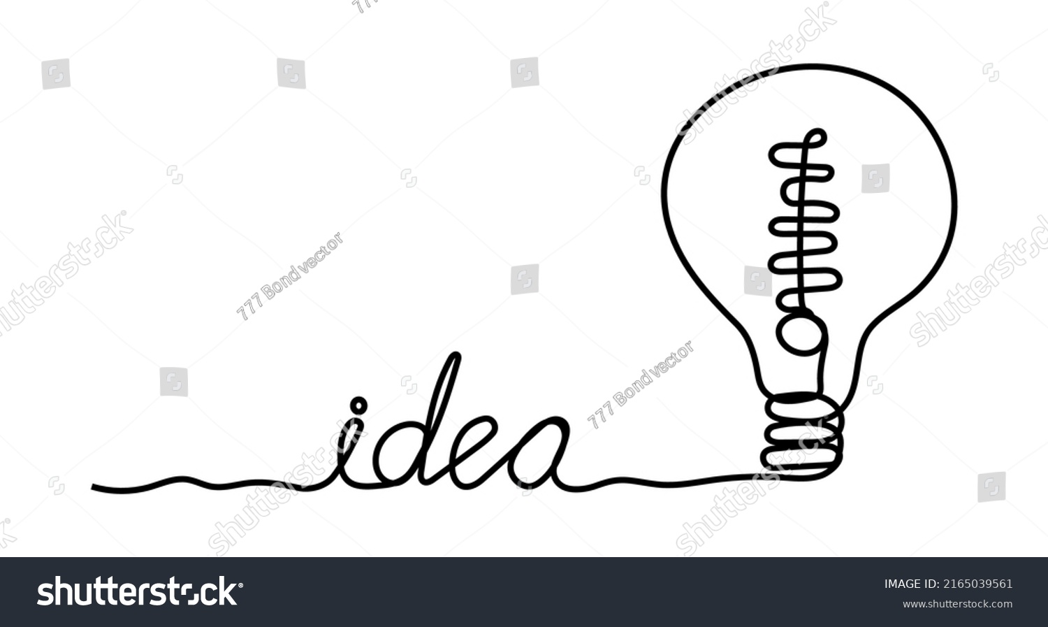Idea Line Vector Steps Complex Problem Stock Vector (Royalty Free ...