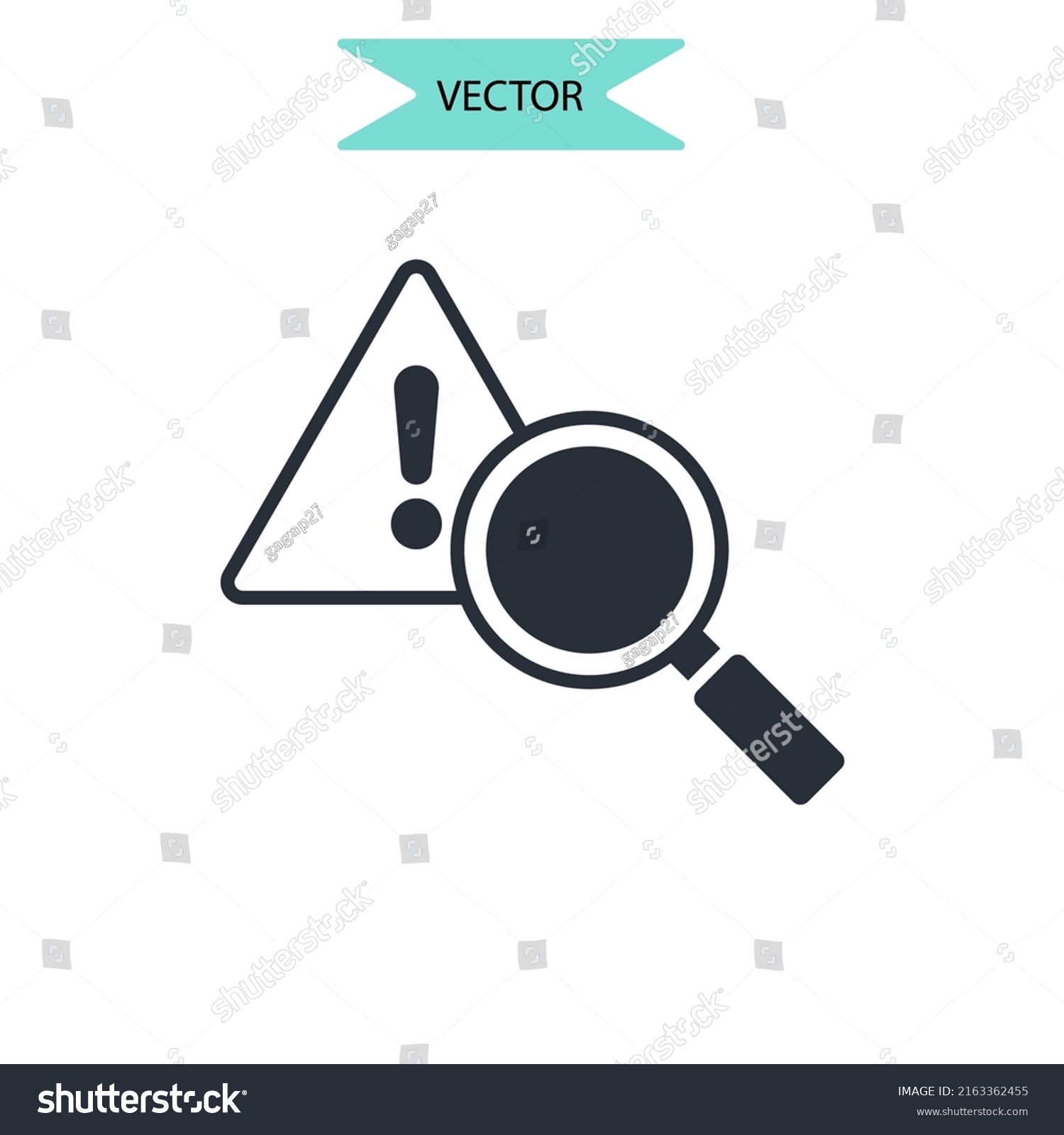 Identify Icons Symbol Vector Elements Infographic Stock Vector (Royalty ...