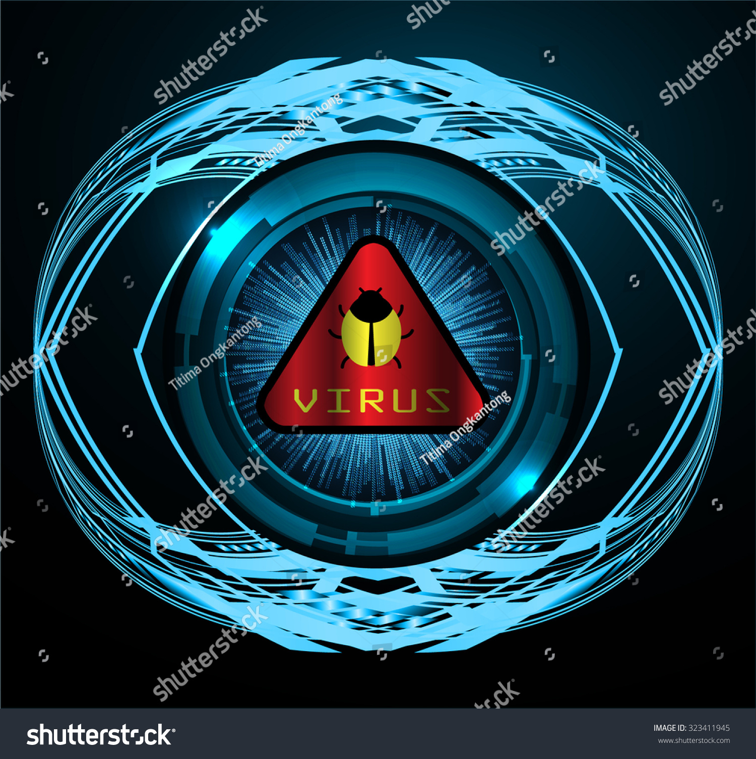 Identifying Computer Virus Antivirus Protection Computer Stock Vector ...