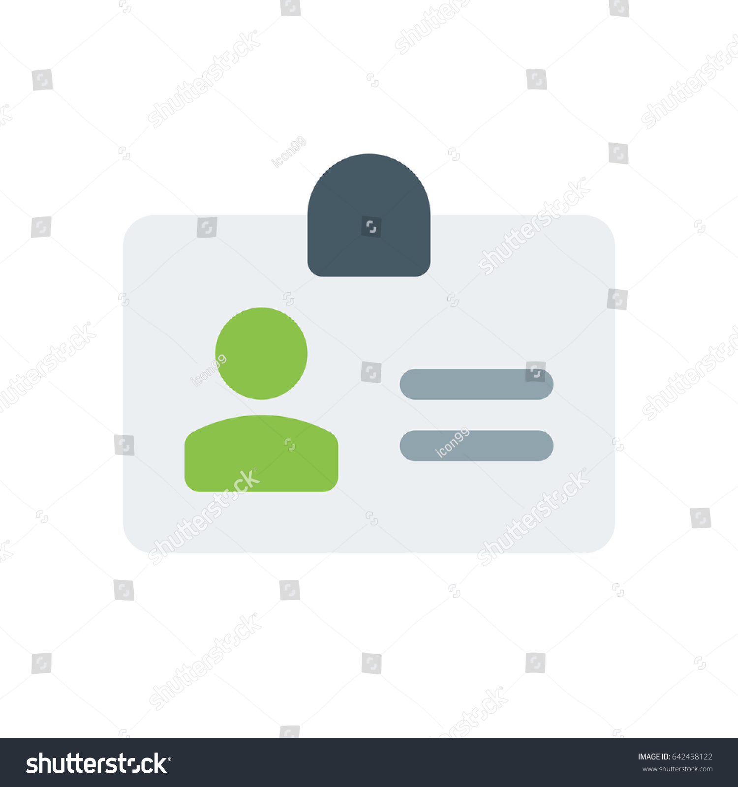 Identity Card Stock Vector (Royalty Free) 642458122 | Shutterstock