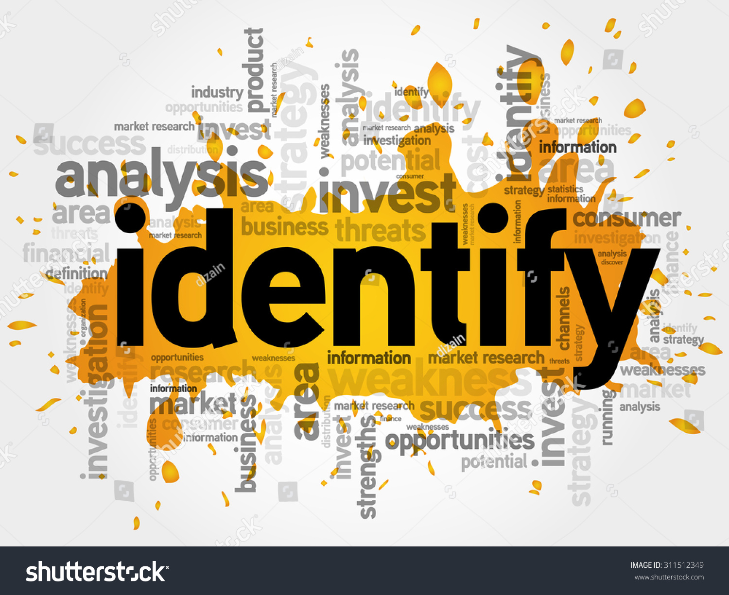 Identity Word Cloud Business Concept Stock Vector (Royalty Free ...