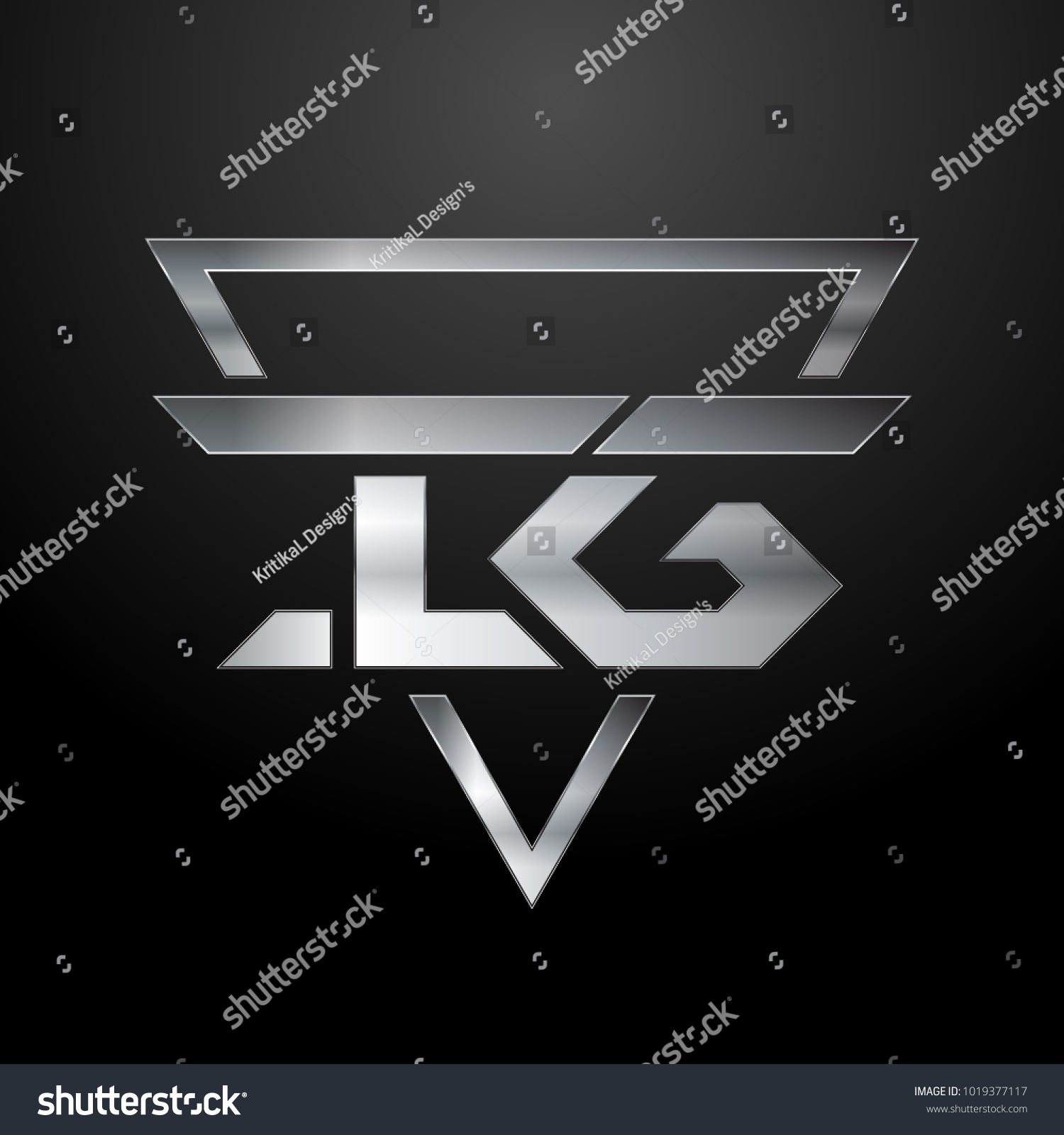 Ig Logo Metal Logo Silver Logo Stock Vector (Royalty Free) 1019377117 ...