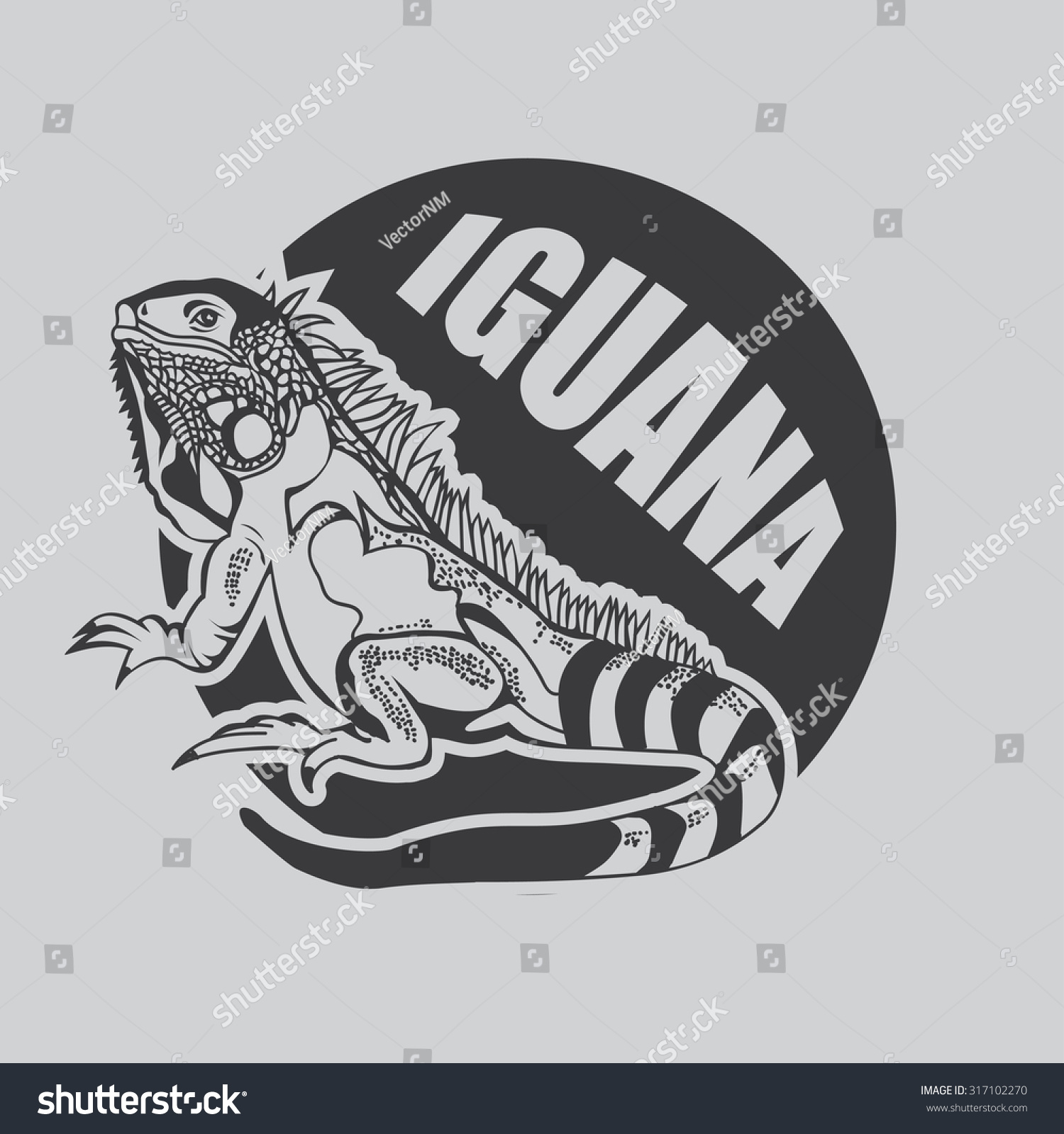 Iguana Logo Stock Vector (Royalty Free) 317102270 - Shutterstock