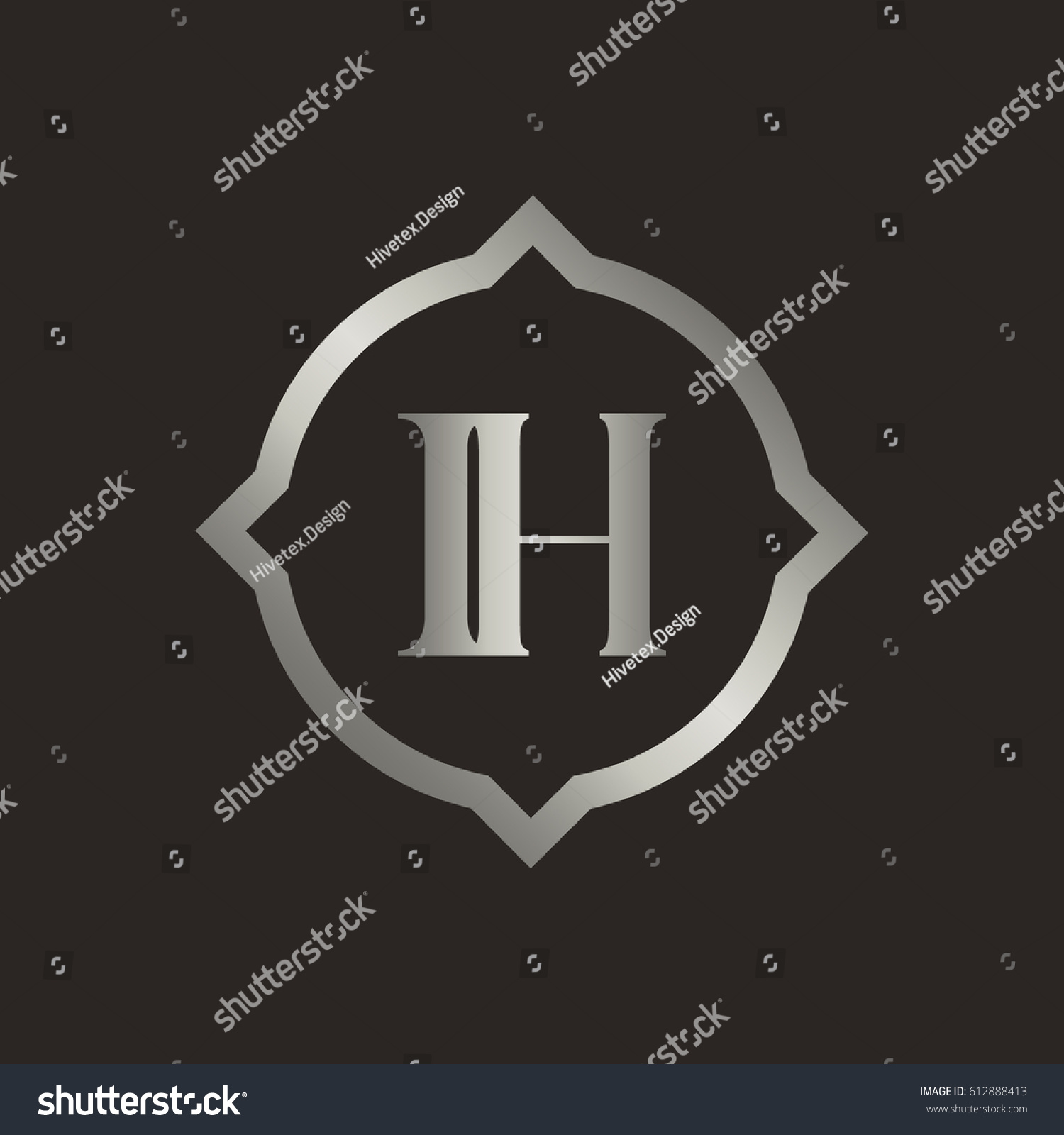 Ih Logo Stock Vector (Royalty Free) 612888413 | Shutterstock