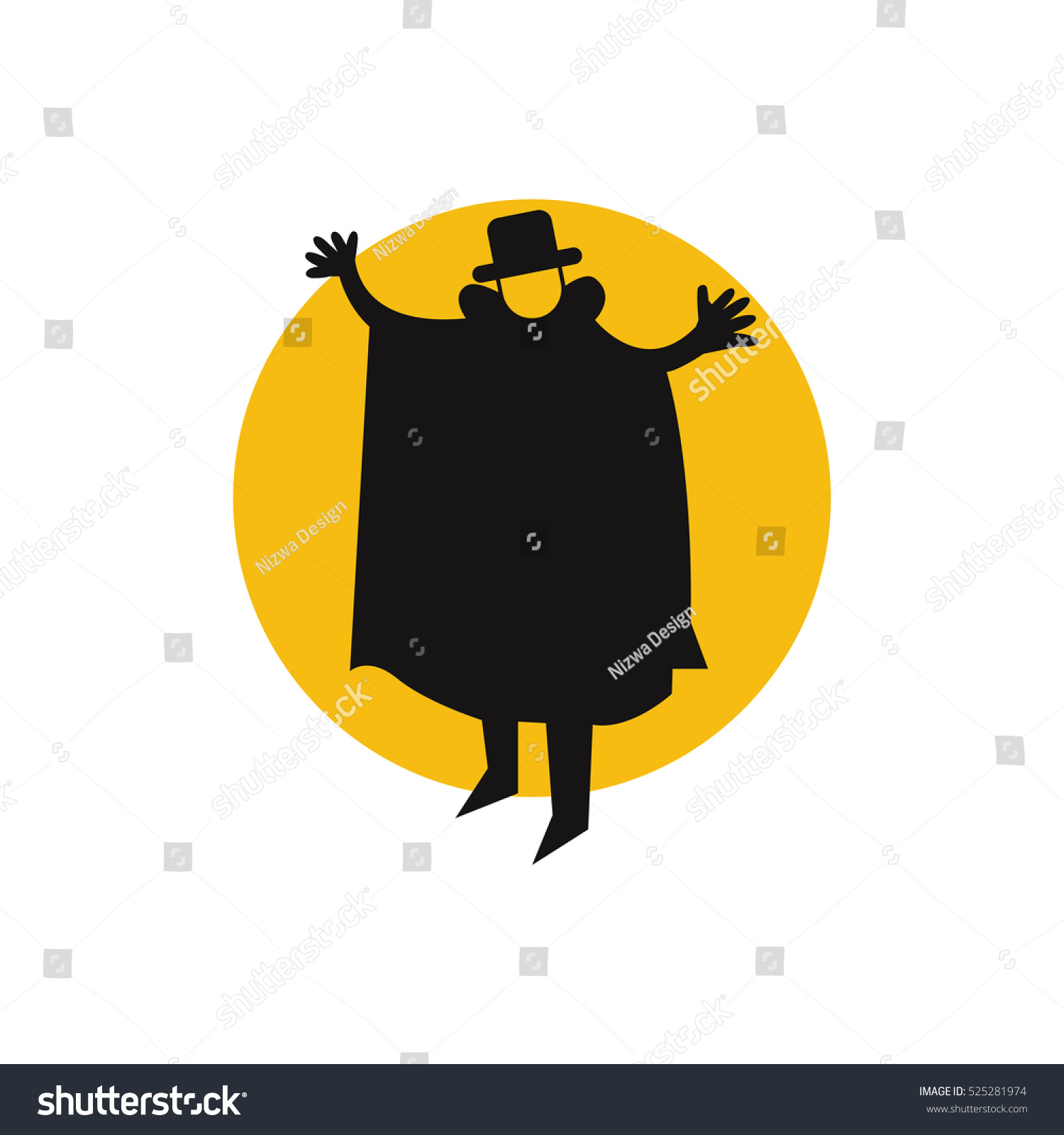 Illusion Magic Logo Design Template Stock Vector (Royalty Free ...