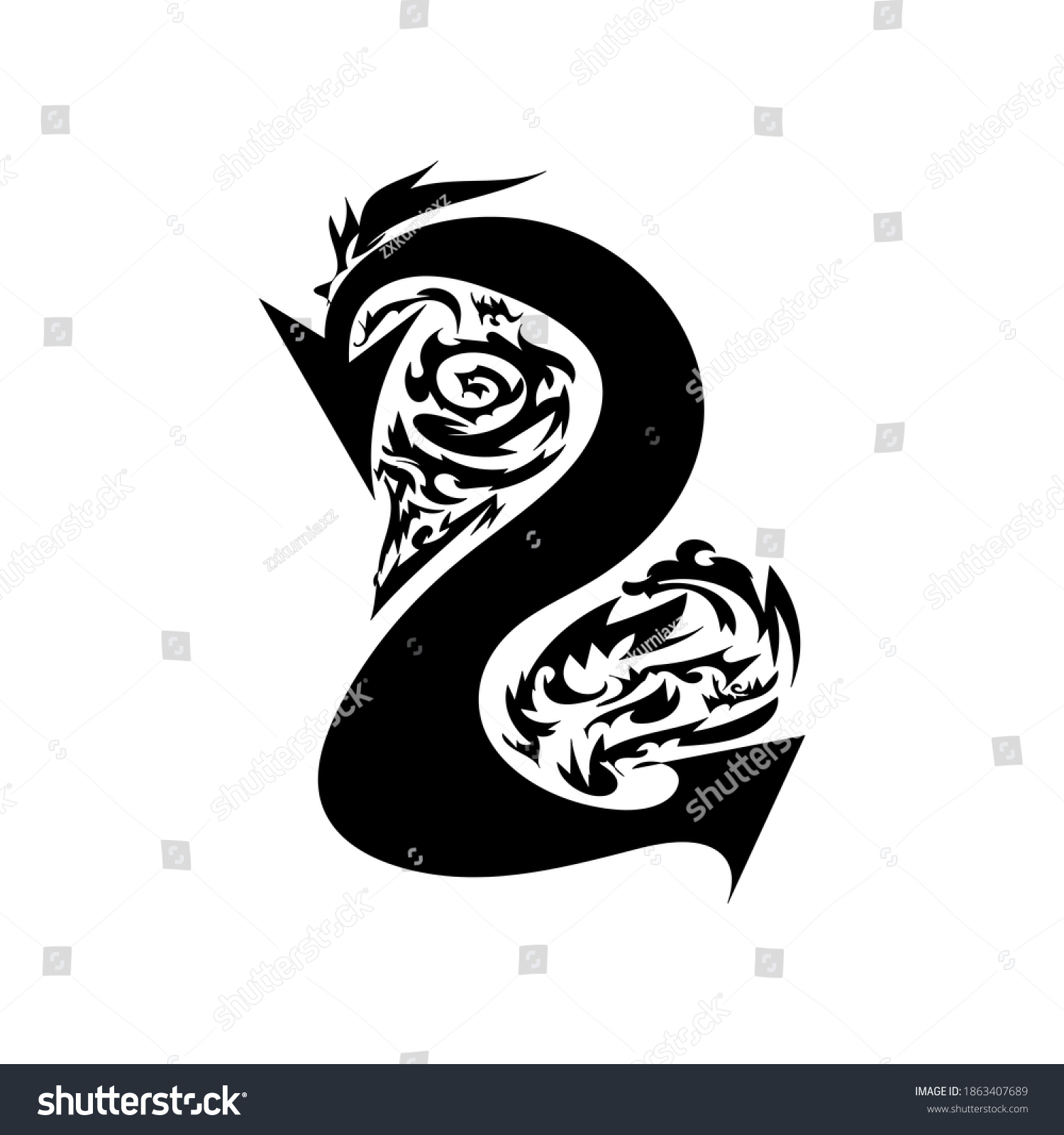 Illustation Vector Draw Cool Doodle S Stock Vector (Royalty Free ...