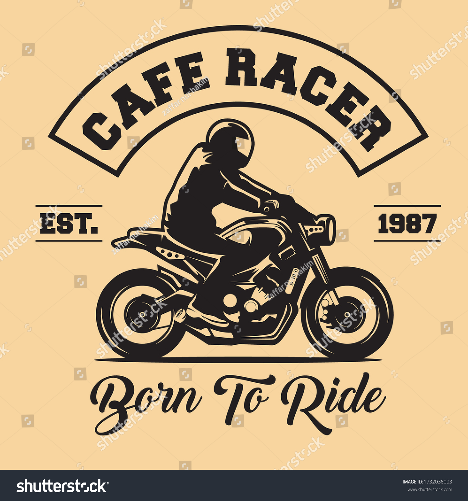 Illustration Cafe Racer Vector Logo: Vector có sẵn (miễn phí bản quyền ...