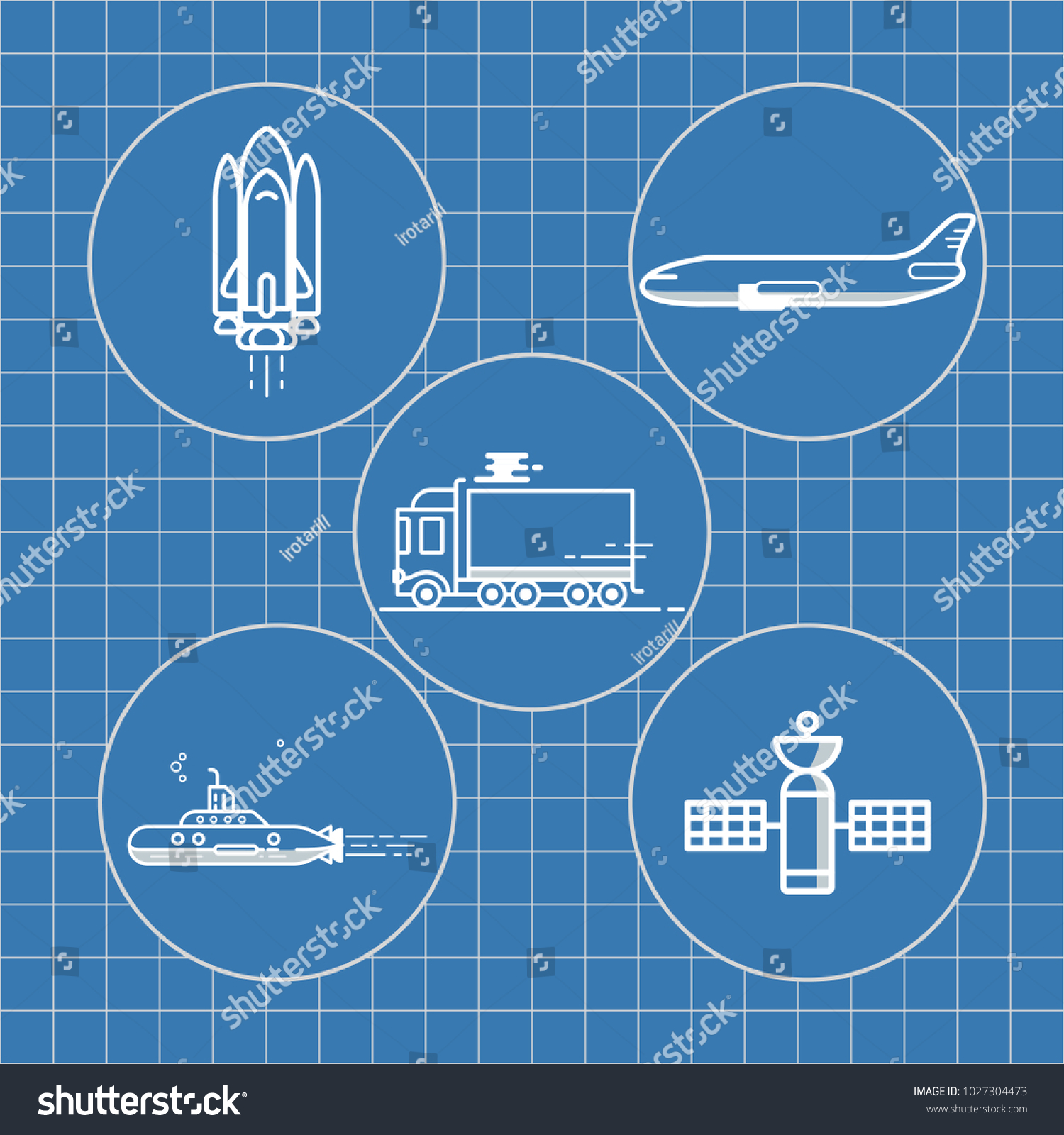 Illustration Drawing Technique Stock Vector (Royalty Free) 1027304473 ...