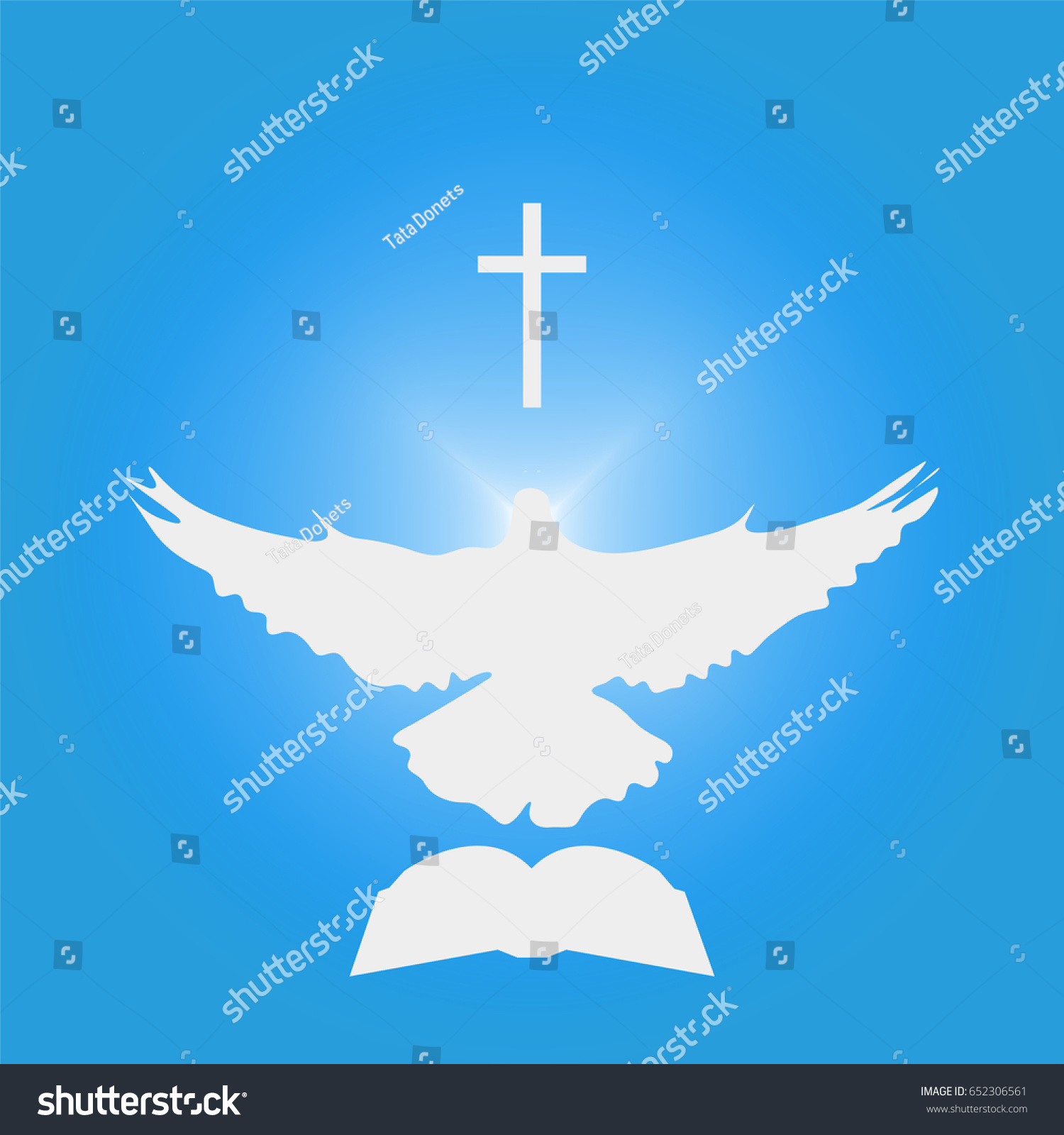 Illustration Christian Community Dove Holy Spirit Stock Vector (Royalty ... Illustration Christian Community Dove Holy Spirit Stock Vector (Royalty ...