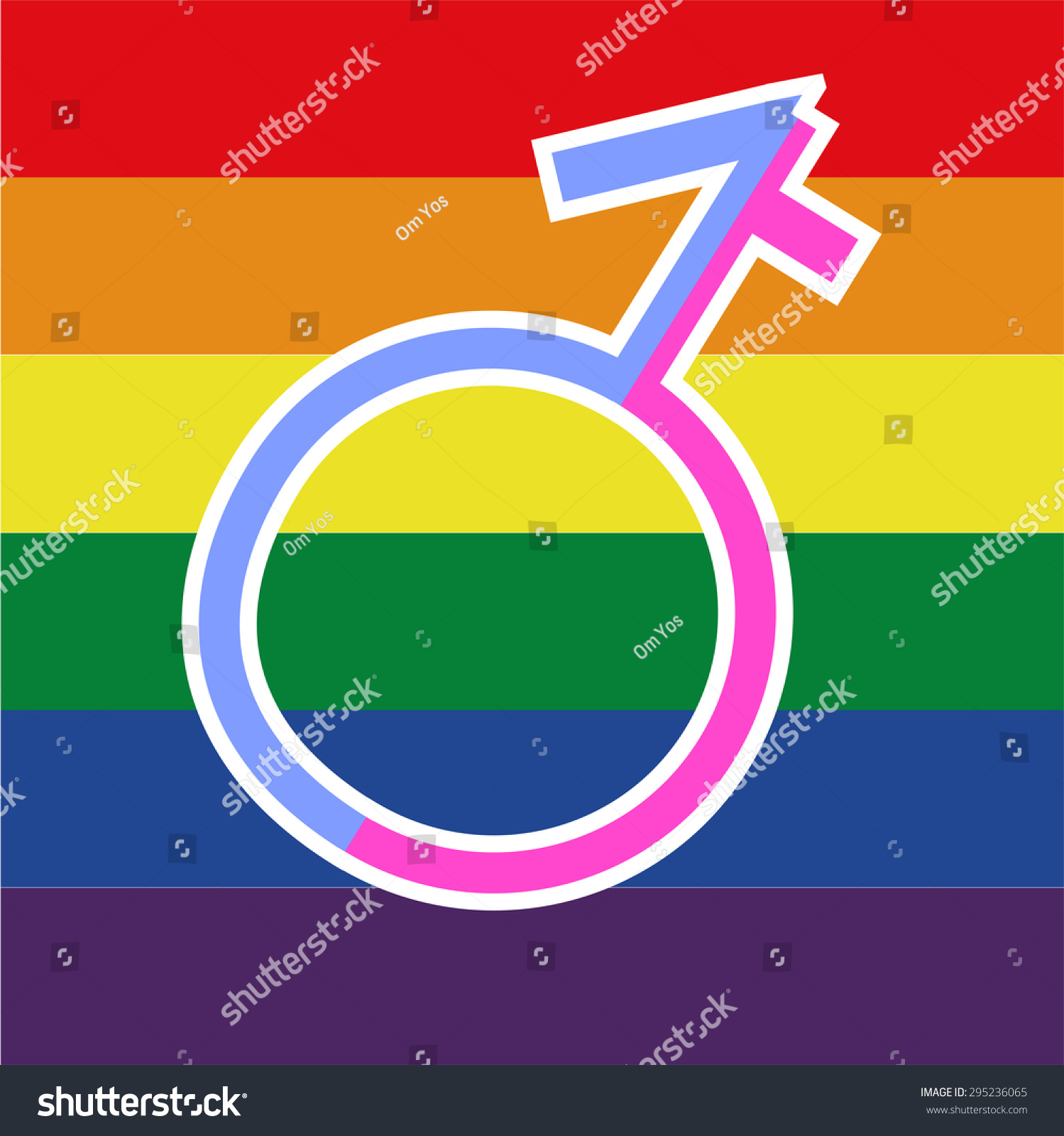 Illustration Transgender Stock Vector (Royalty Free) 295236065