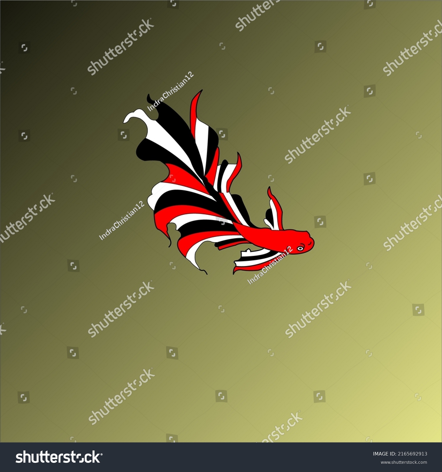 Illustration Graphic Vector Betta Fish Animation Stock Vector (Royalty ...