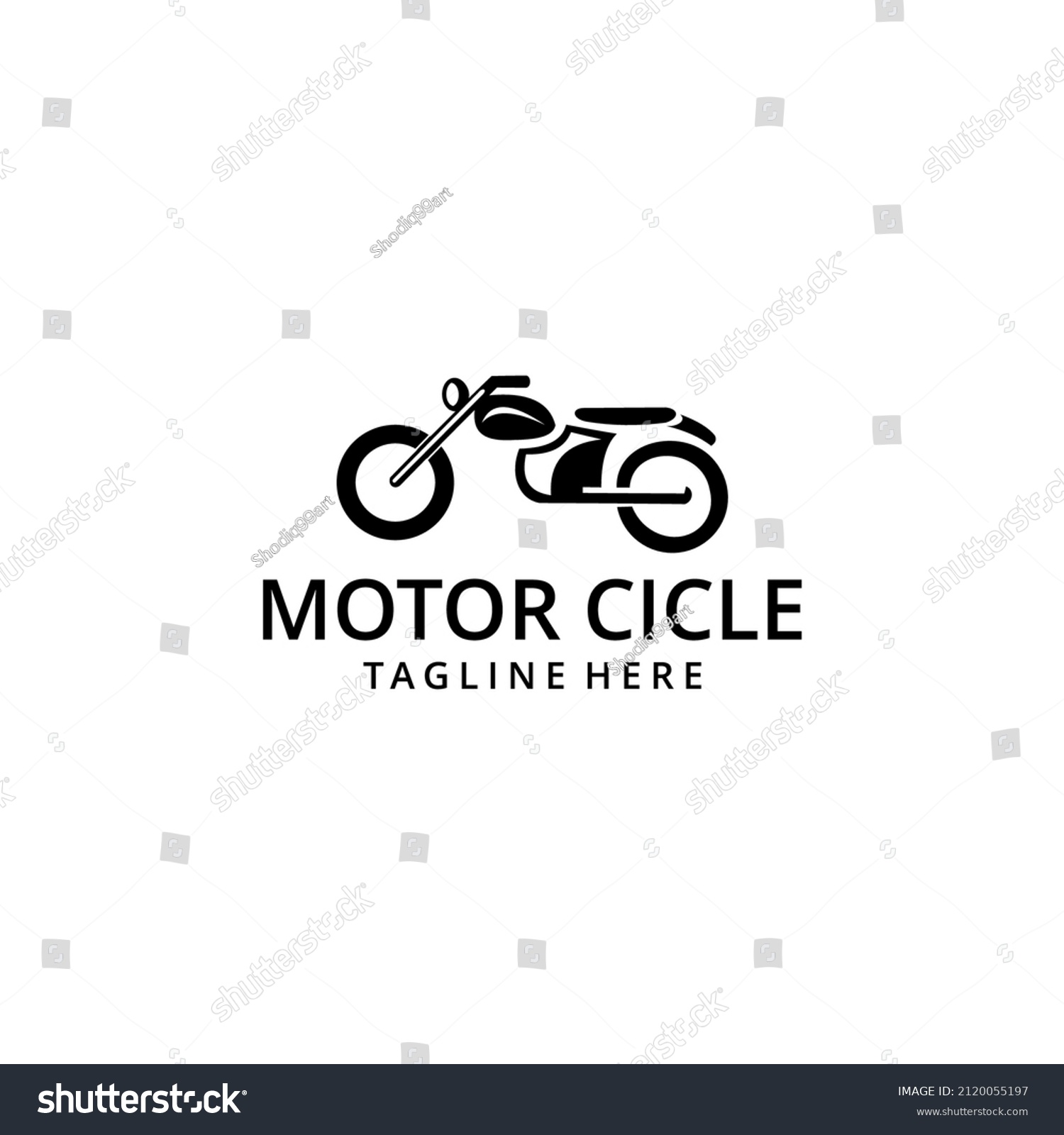 Illustration Motorbikes Logo Design Vector Stock Vector (Royalty Free ...