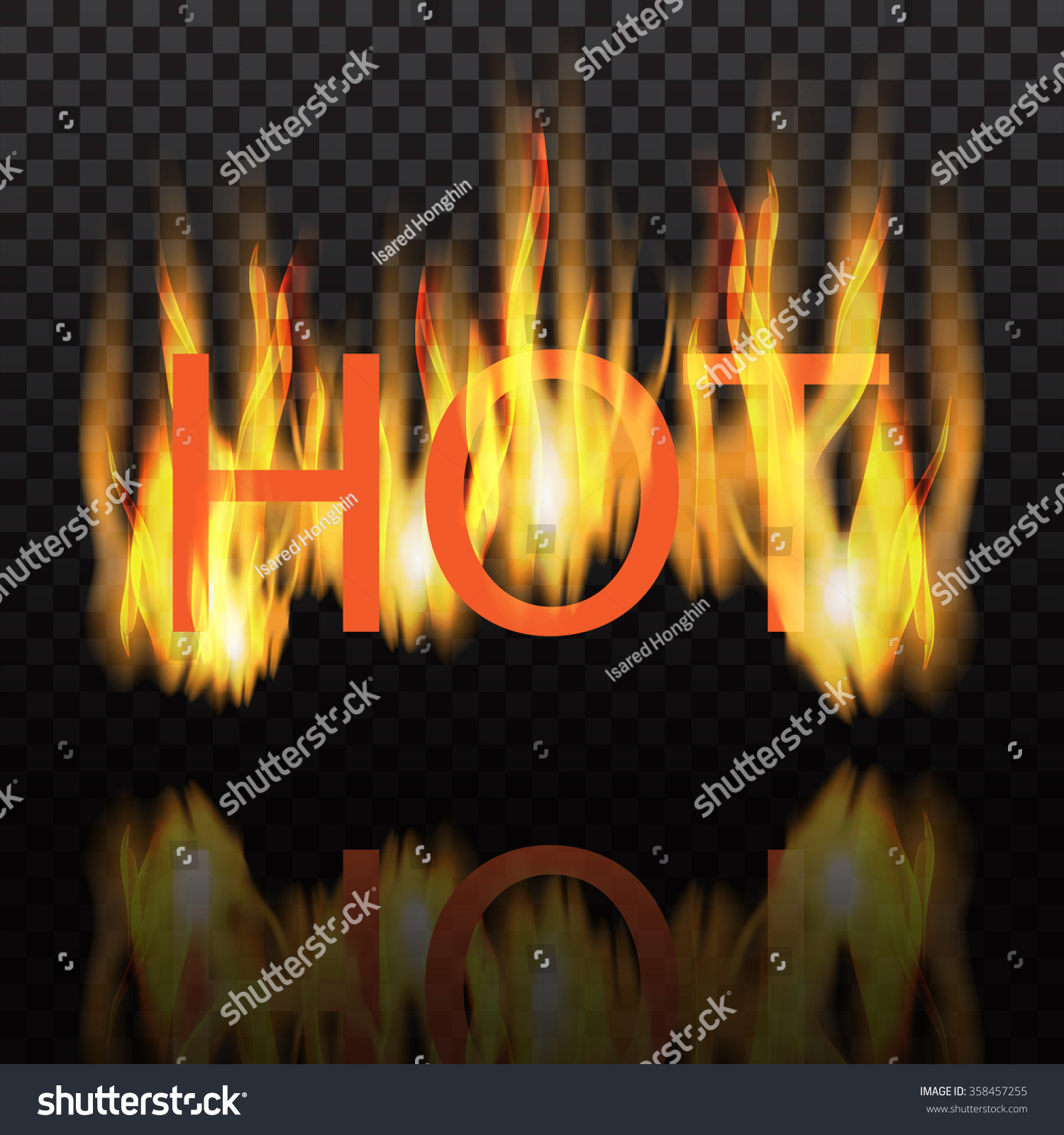 Illustration Burning Firevector Illustrator เวกเตอร์สต็อก ปลอดค่า
