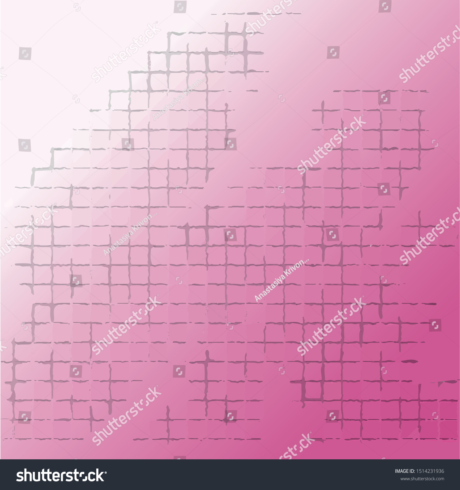 Illustration Pink Background Patterntexture Tile Cell: vector de stock ...