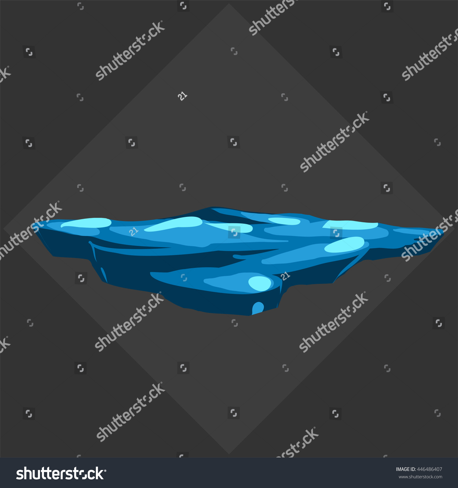 Illustration Stone Stock Vector (Royalty Free) 446486407 | Shutterstock