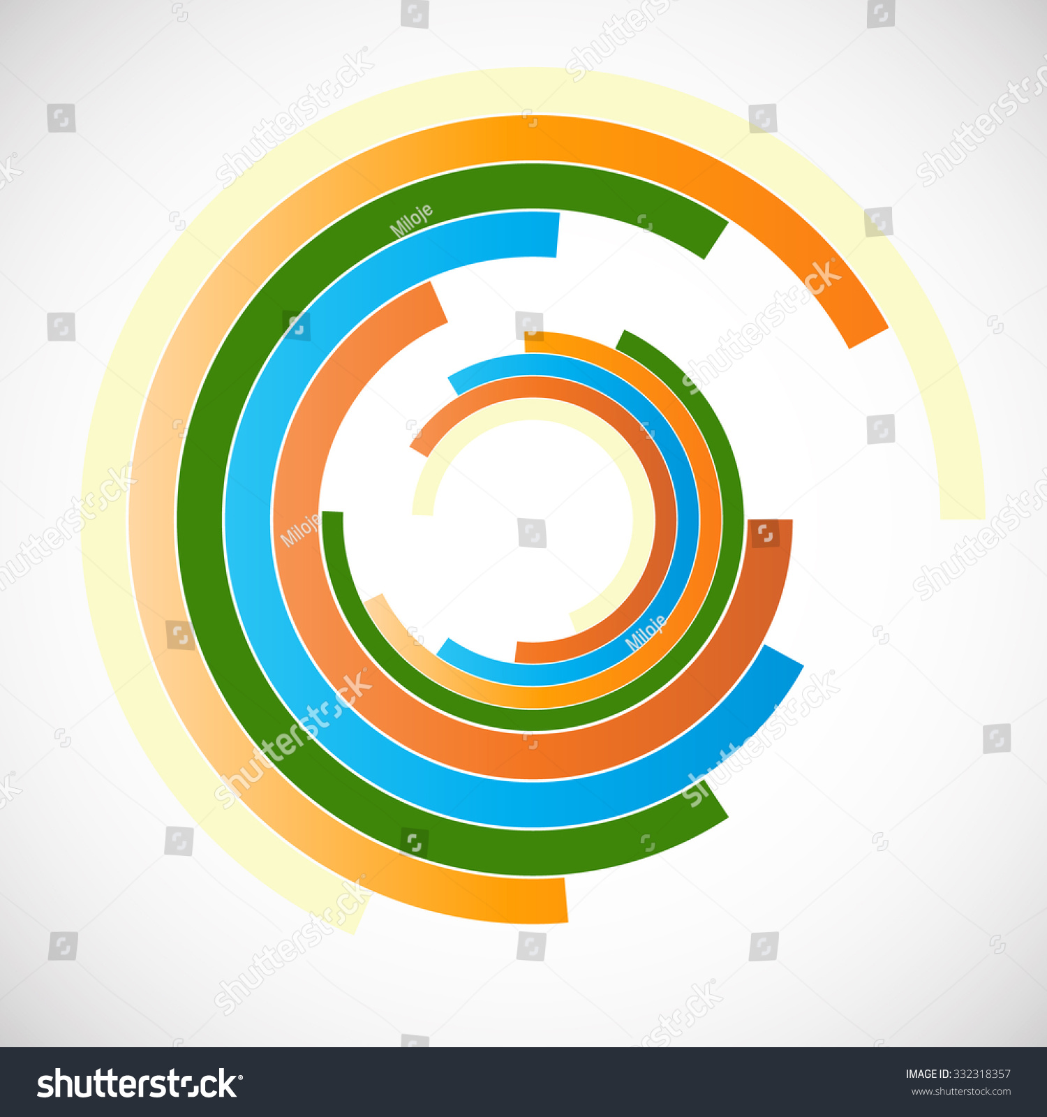 Illustration Technology Circle Logo Vector Stock Vector (Royalty Free ...