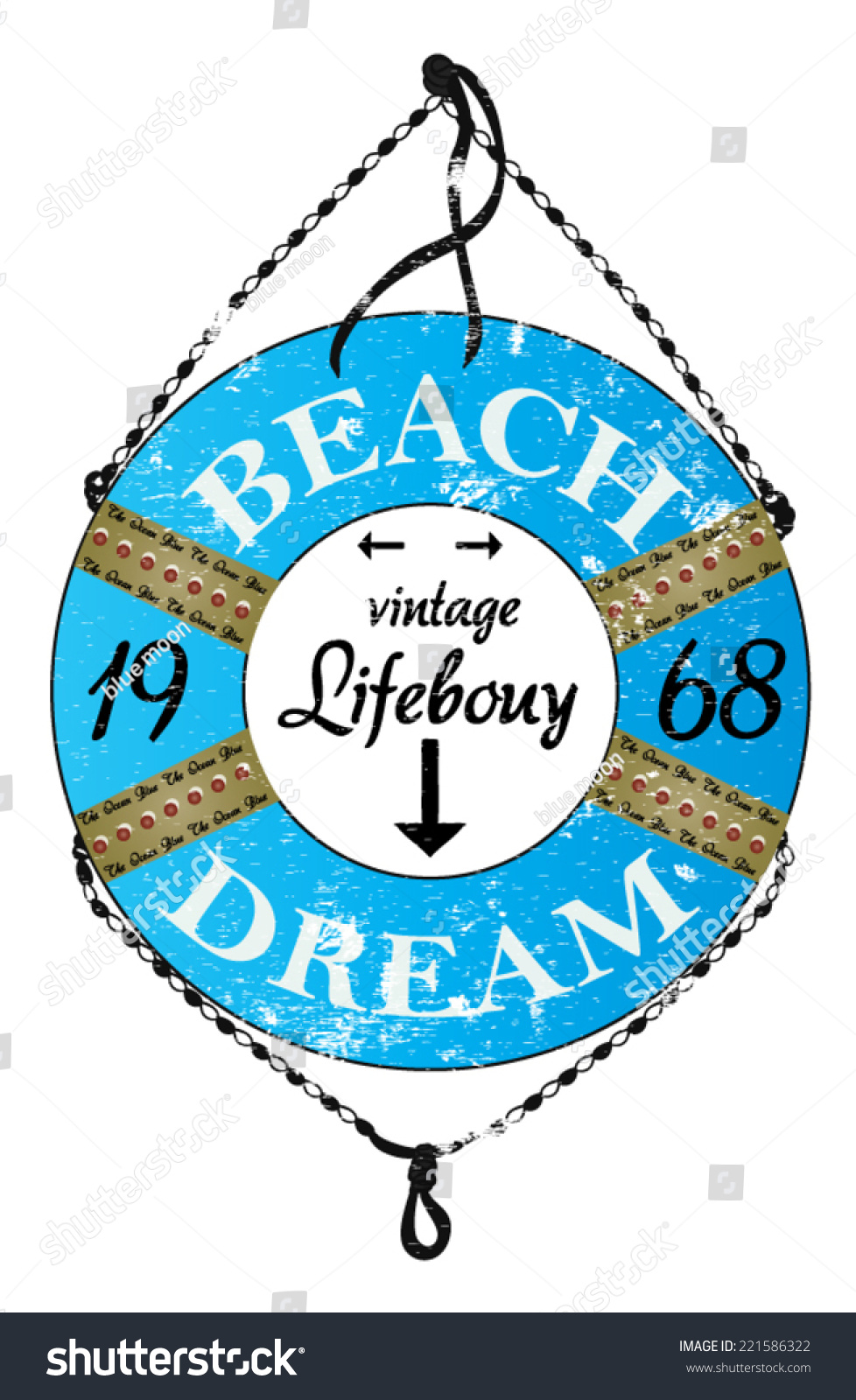 Illustration Vector Handmade Drawing Lifesaver Stock Vector (Royalty ...