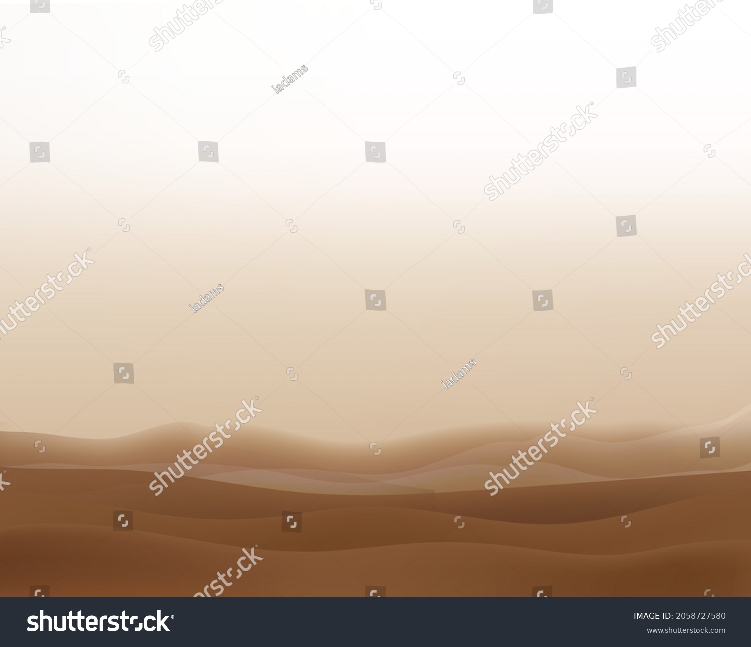 Illustration Clouds Desert Gradient Background Vector Stock Vector ...