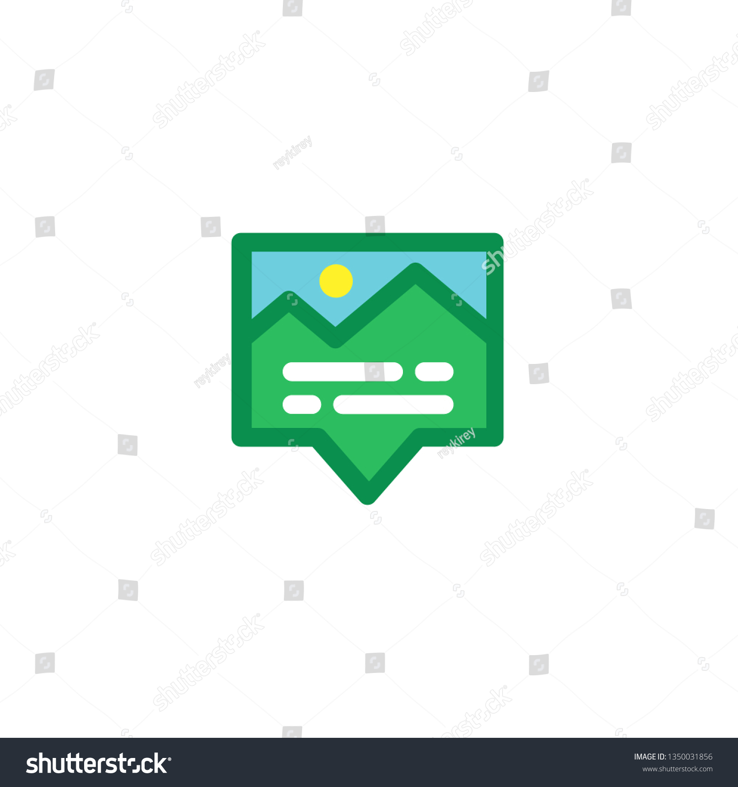 Image Caption Icon Template Icon Captioning Stock Vector (Royalty Free ...