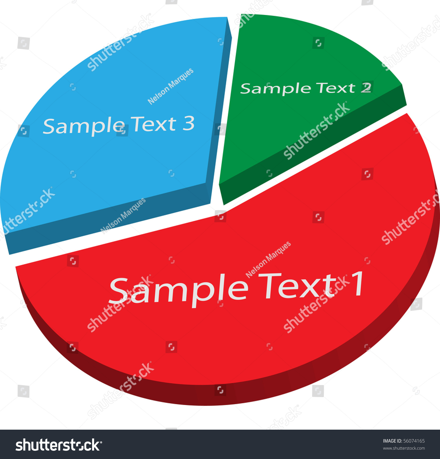 Image Pie Chart Editable Text Stock Vector (Royalty Free) 56074165 ...