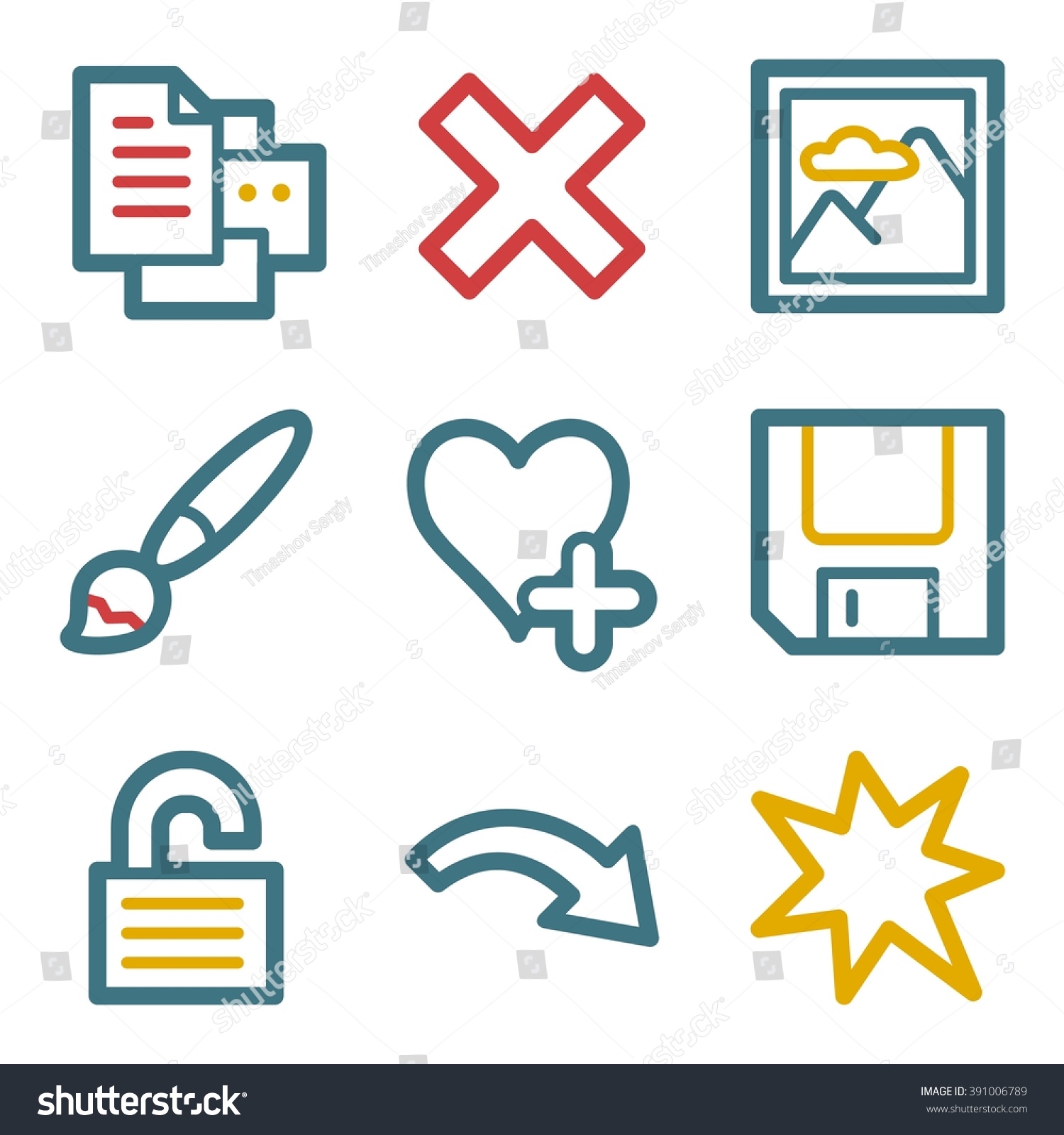Image Viewer Web Icons Stock Vector (Royalty Free) 391006789 | Shutterstock