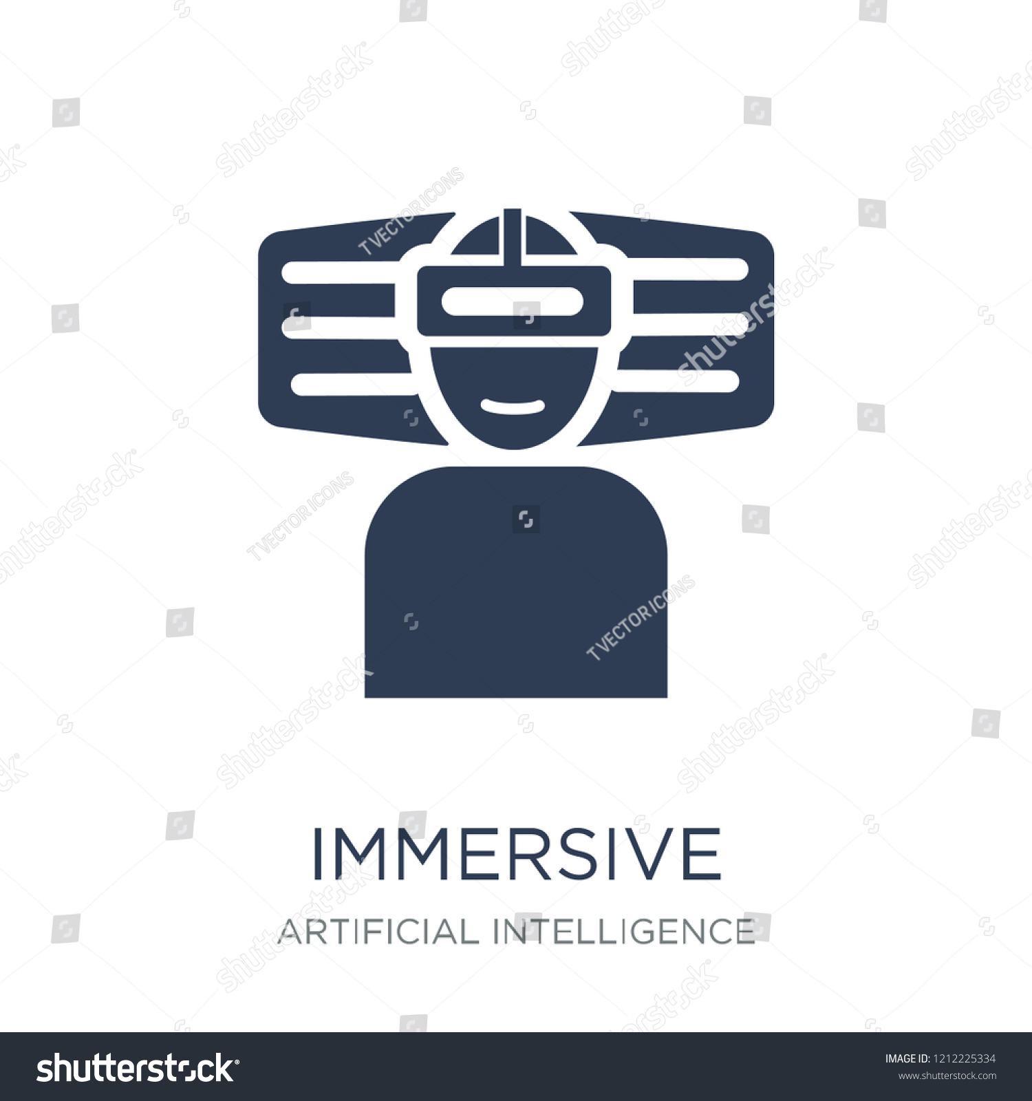 Immersive Icon Trendy Flat Vector Immersive Stock Vector (Royalty Free ... Immersive Icon Trendy Flat Vector Immersive Stock Vector (Royalty Free ...